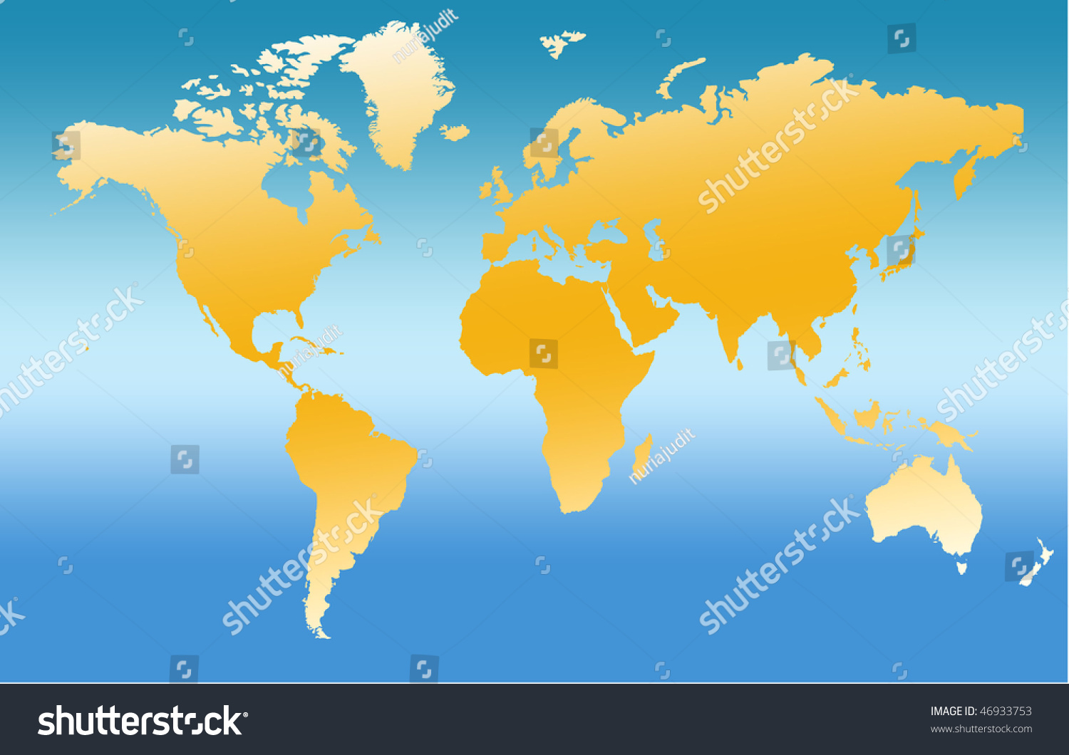 World Map Stock Illustration 46933753 | Shutterstock