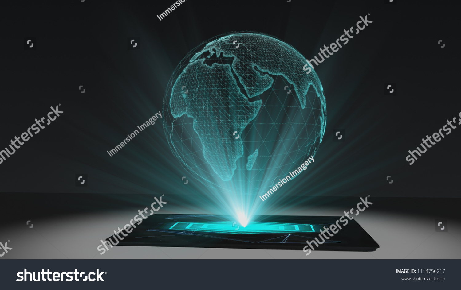 World Map Projection Futuristic Holographic Display Stock Illustration ... World Map Projection Futuristic Holographic Display Stock Illustration ...