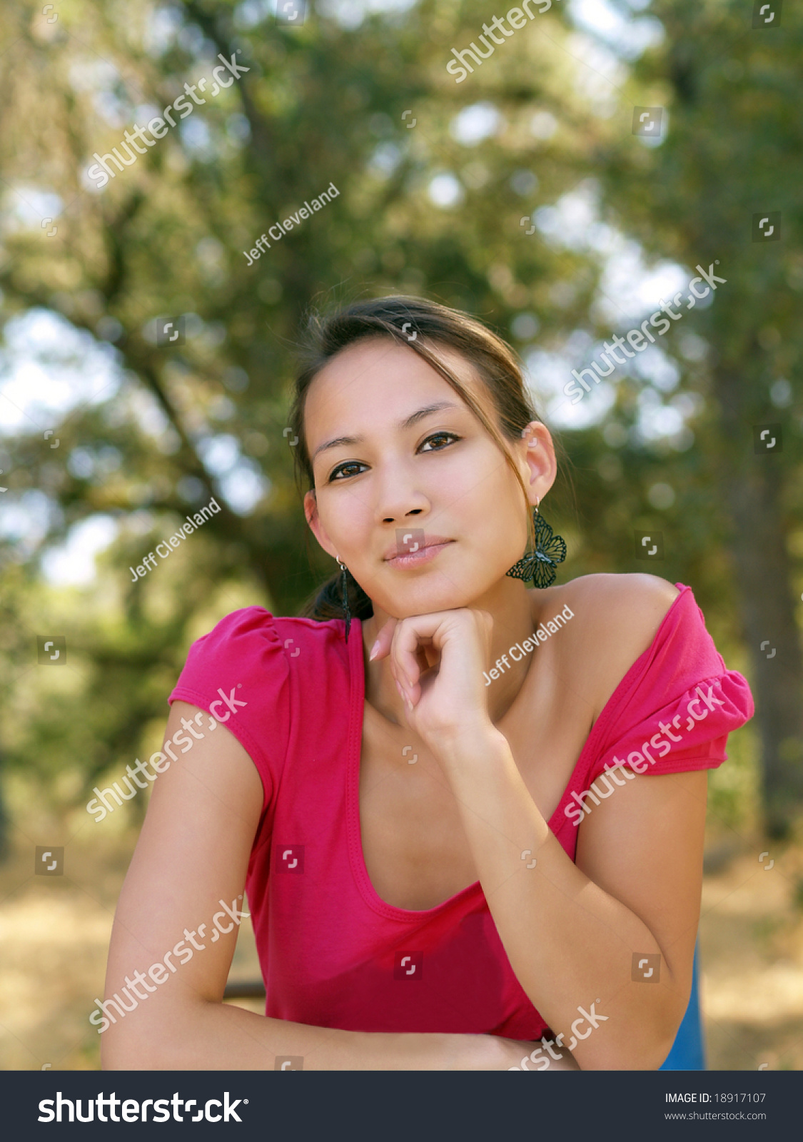 Young Asian American Woman Outdoor Portrait Stock Photo (Edit Now) 18917107 Young Asian American Woman Outdoor Portrait Stock Photo (Edit Now) 18917107