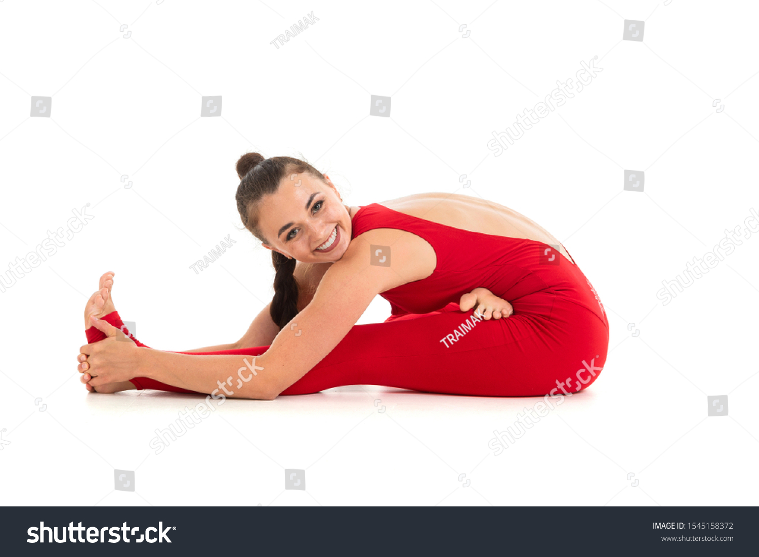 Young Gymnast Girl Stretching Training Stock Photo (Edit Now) 1545158372 Young Gymnast Girl Stretching Training Stock Photo (Edit Now) 1545158372