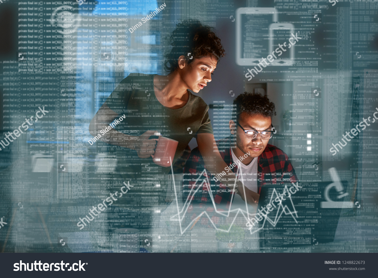 Young Indian Developer His Project Manager Stock Photo (Edit Now ...