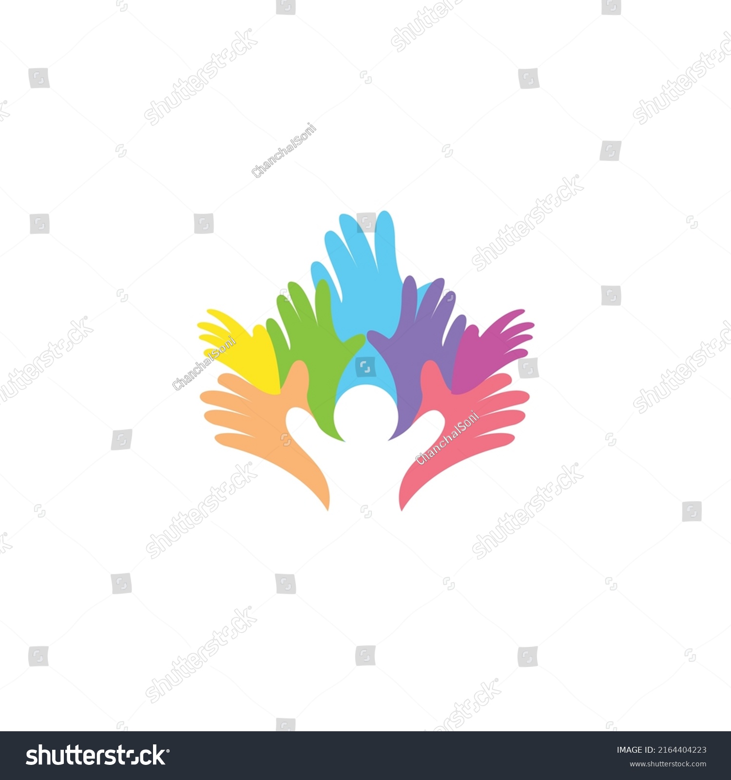 Abstract Charity Logo Design Vector Stock Vector (Royalty Free ...