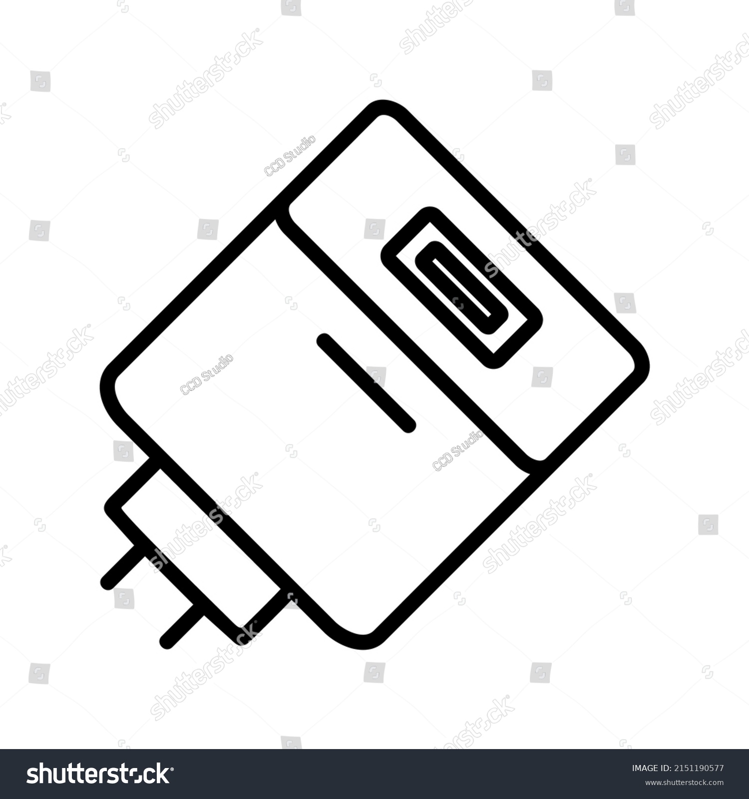 Adapter Vector Icon Useful Converting Direct Stock Vector (Royalty Free ...