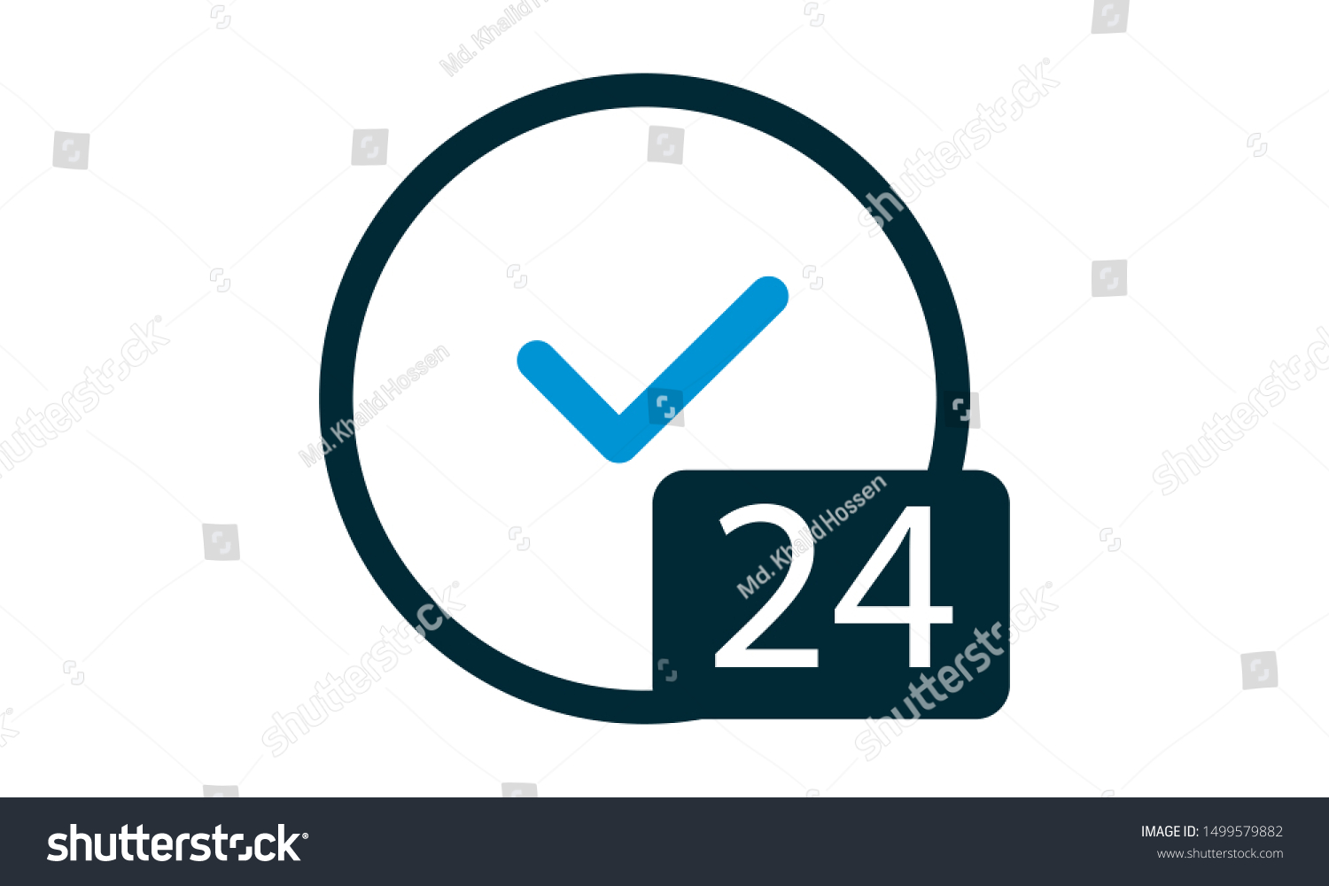 All Day Availability Service Vector Web Stock Vector (Royalty Free ...