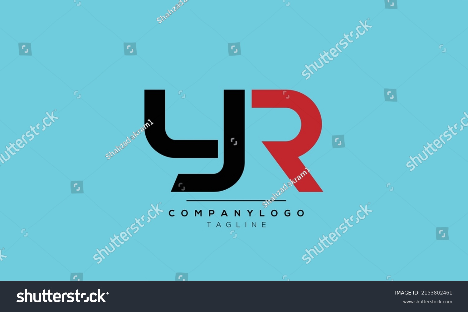 Alphabet Letters Initials Logo Yr Stock Vector (Royalty Free ...