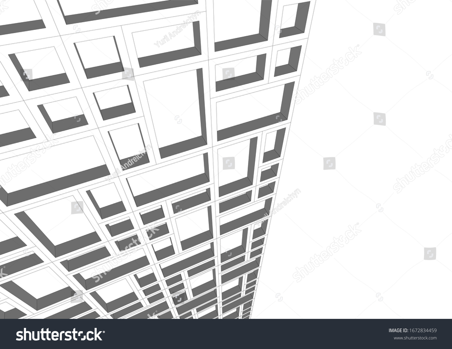 Architecture 3d Building Vector Illustration Stock Vector (Royalty Free ...