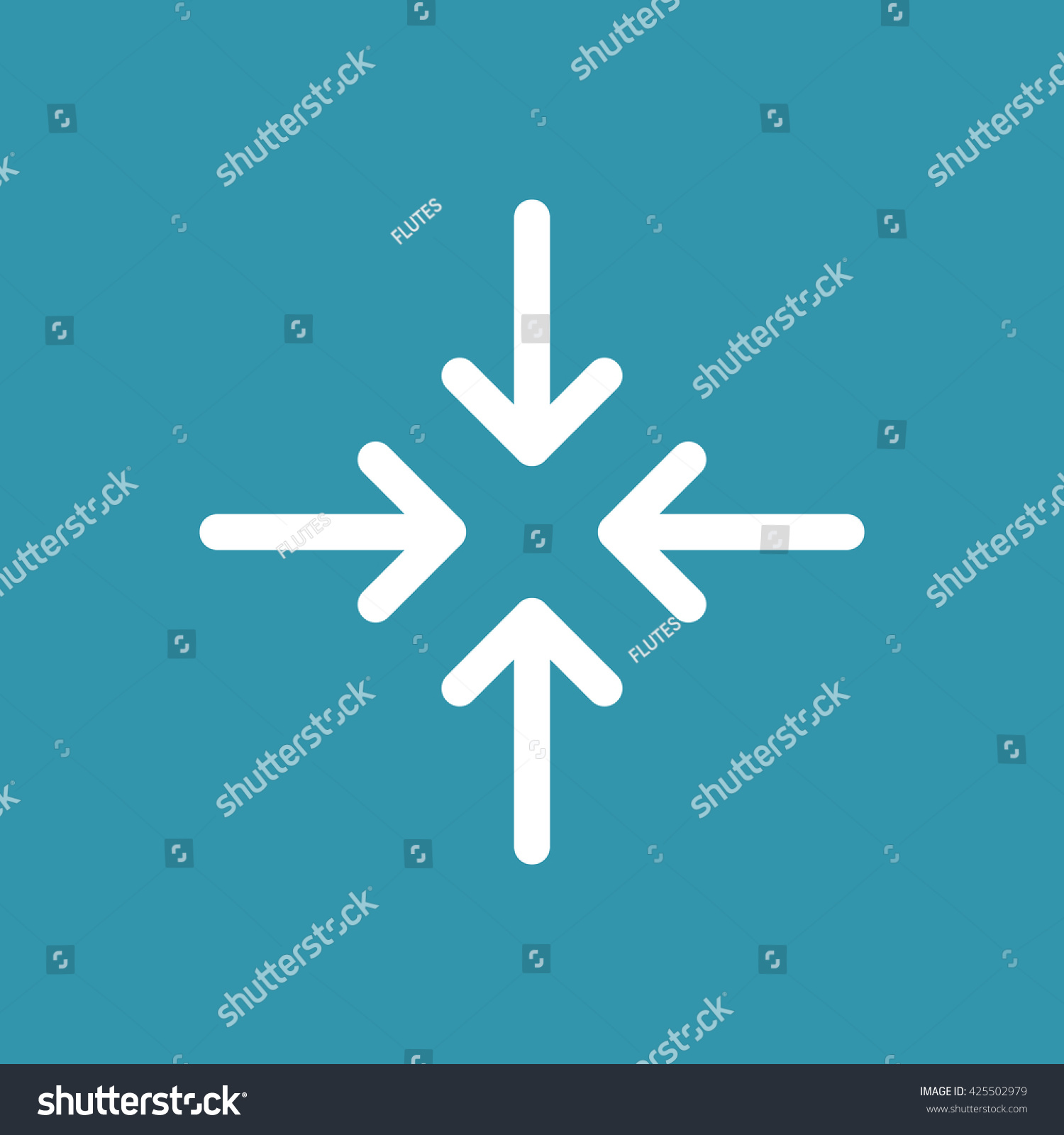 385 Four arrows pointing center circle icon Images, Stock Photos ...