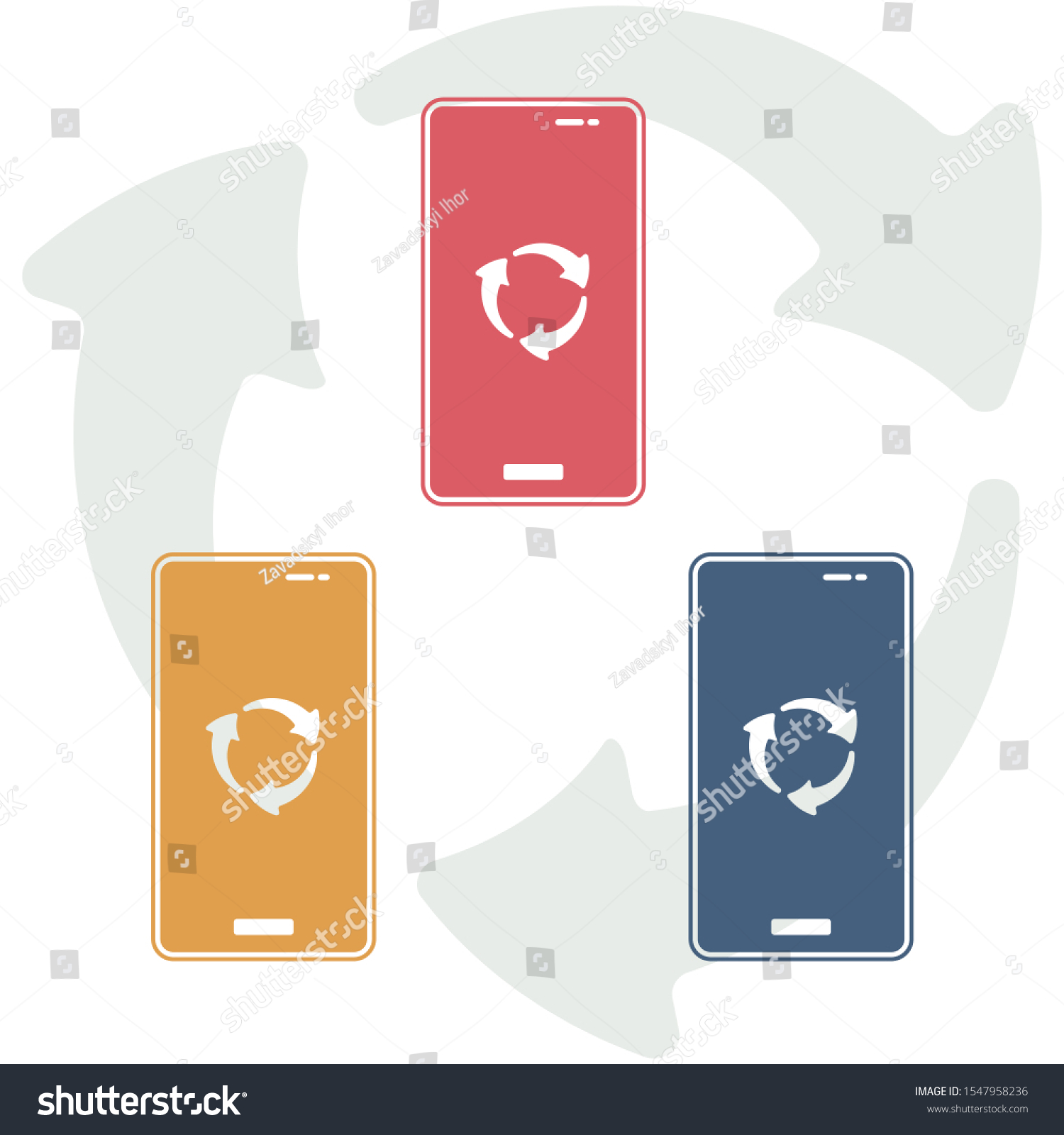 Battery Disposal Vector Graphics Icon Stock Vector (Royalty Free ...