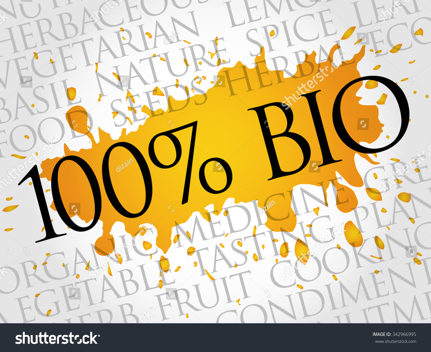 100 Bio Word Cloud Concept Stock Vector (Royalty Free) 342966995