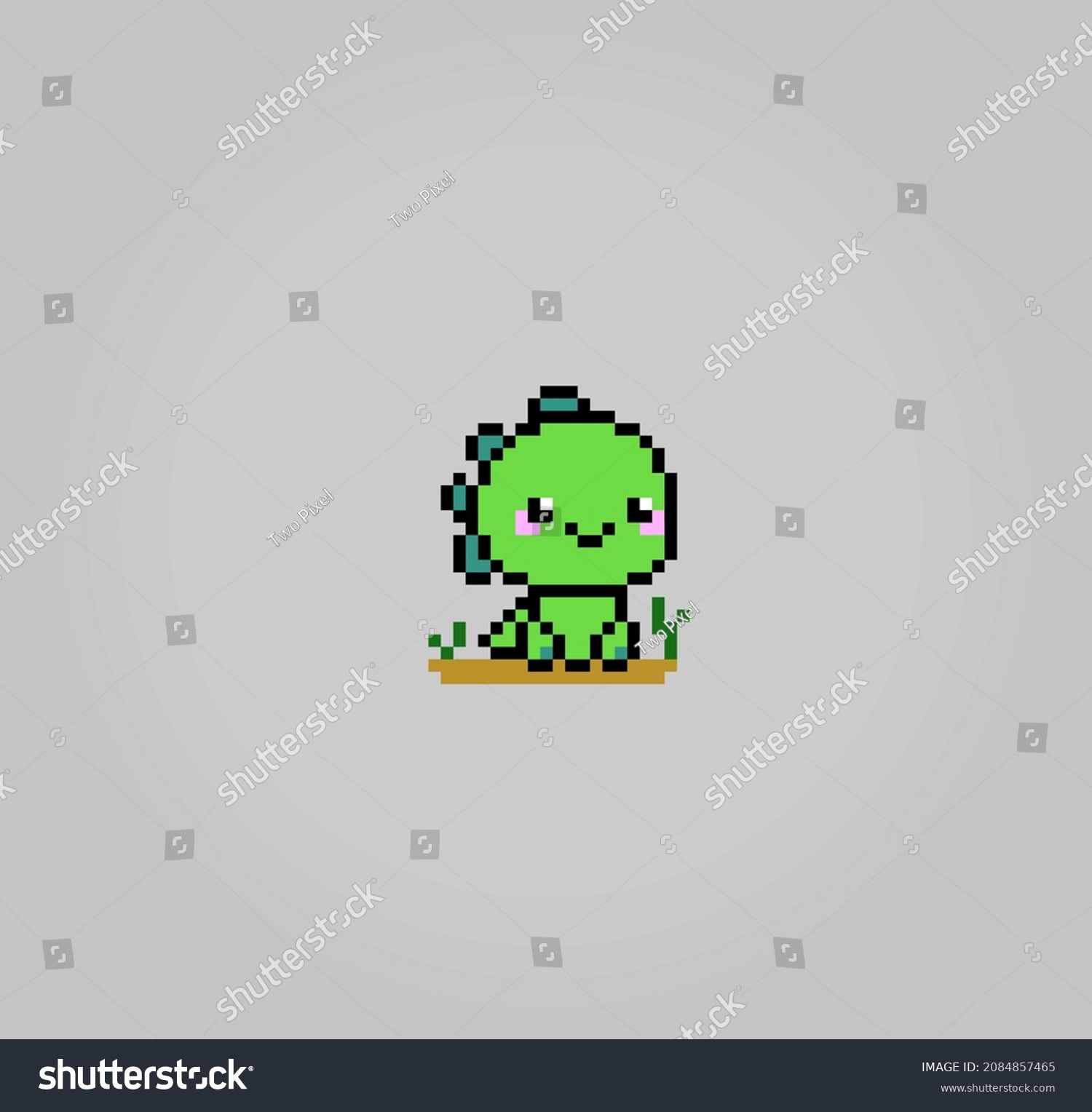 8 Bit Dinosaur Pixels Animals Vector Stock Vector (Royalty Free ...