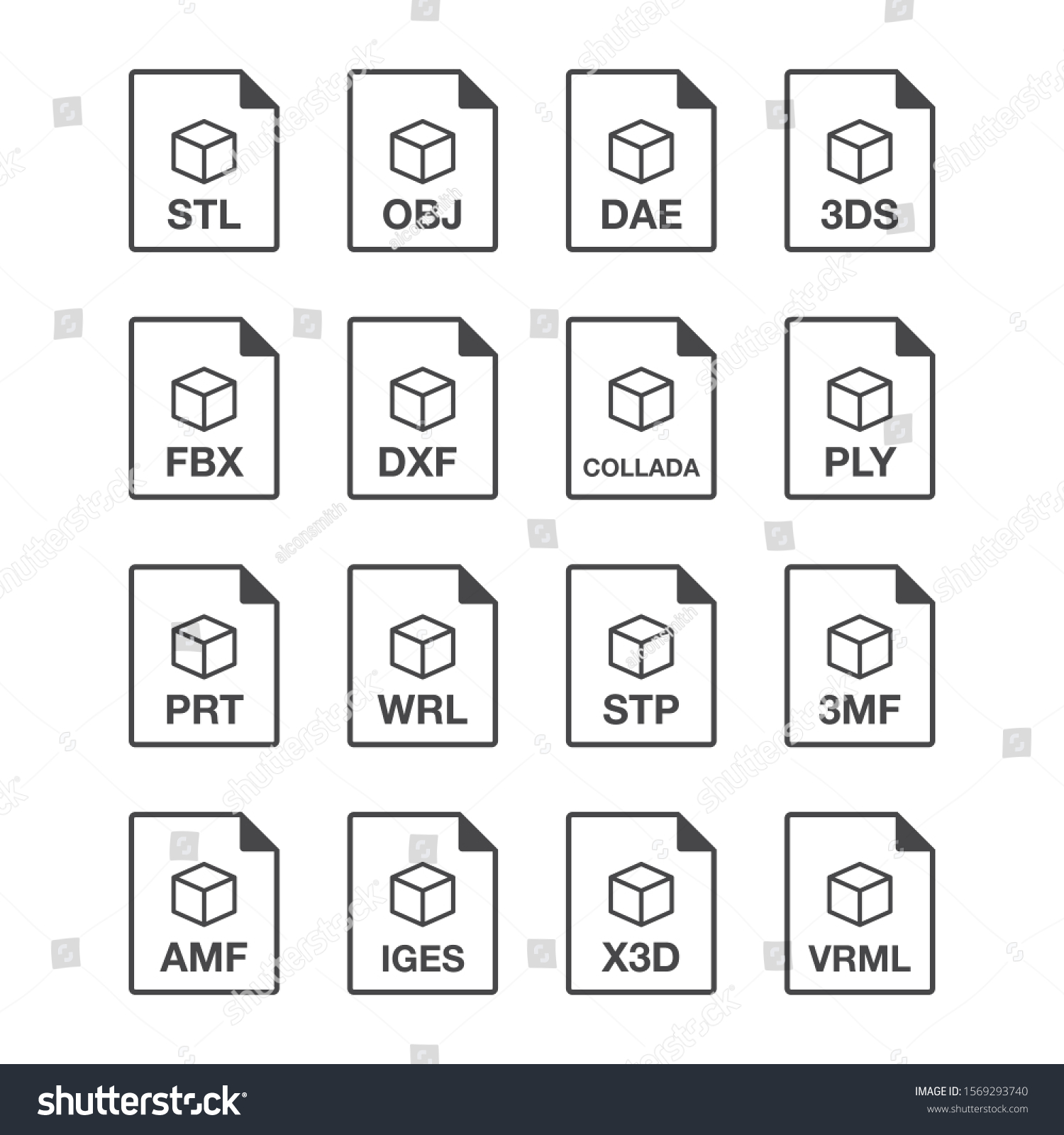 112 Wrl file format icon Images, Stock Photos & Vectors | Shutterstock