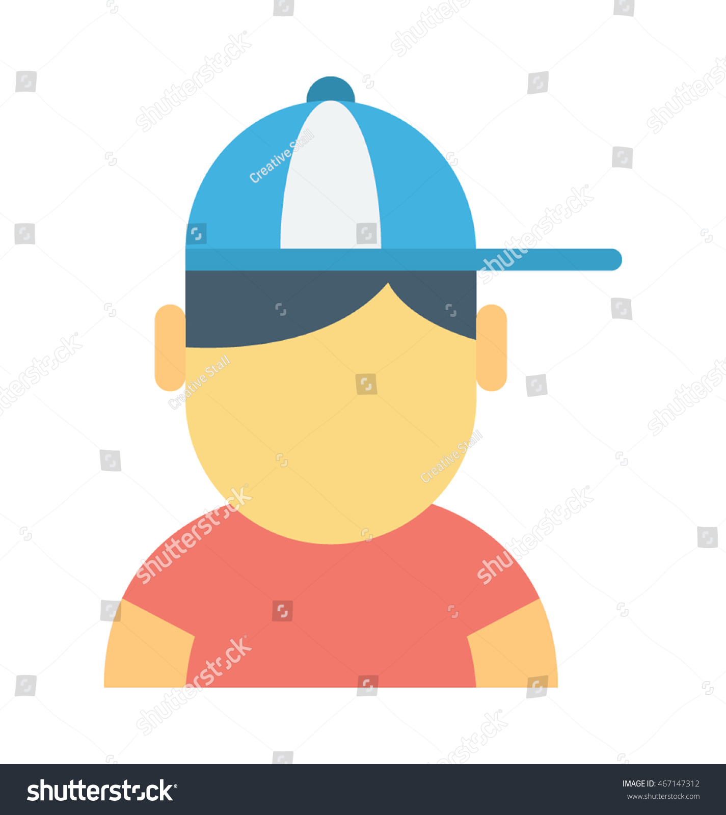 Boy Kid Vector Icon Stock Vector (Royalty Free) 467147312 | Shutterstock