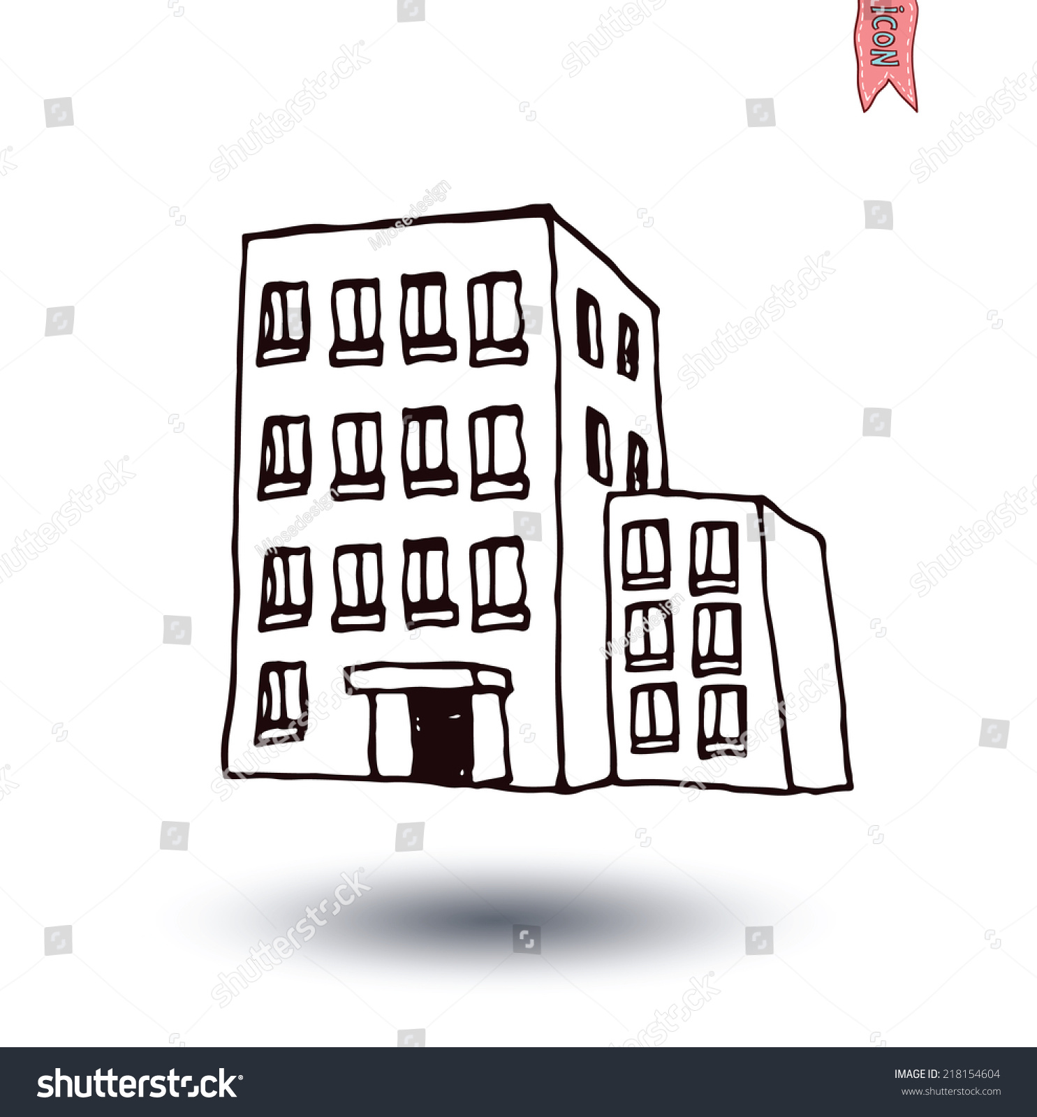 14,310 Hotel building drawing Images, Stock Photos & Vectors | Shutterstock