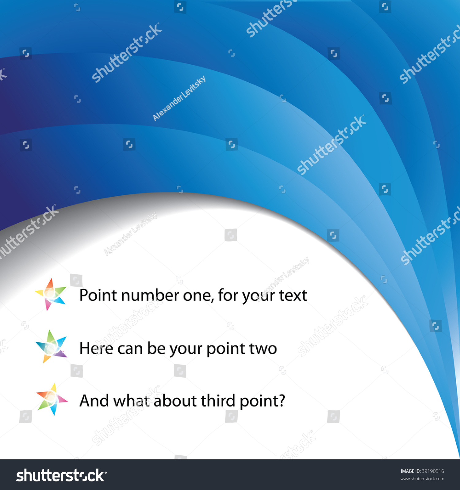 Business Blank Template Stock Vector (Royalty Free) 39190516 | Shutterstock