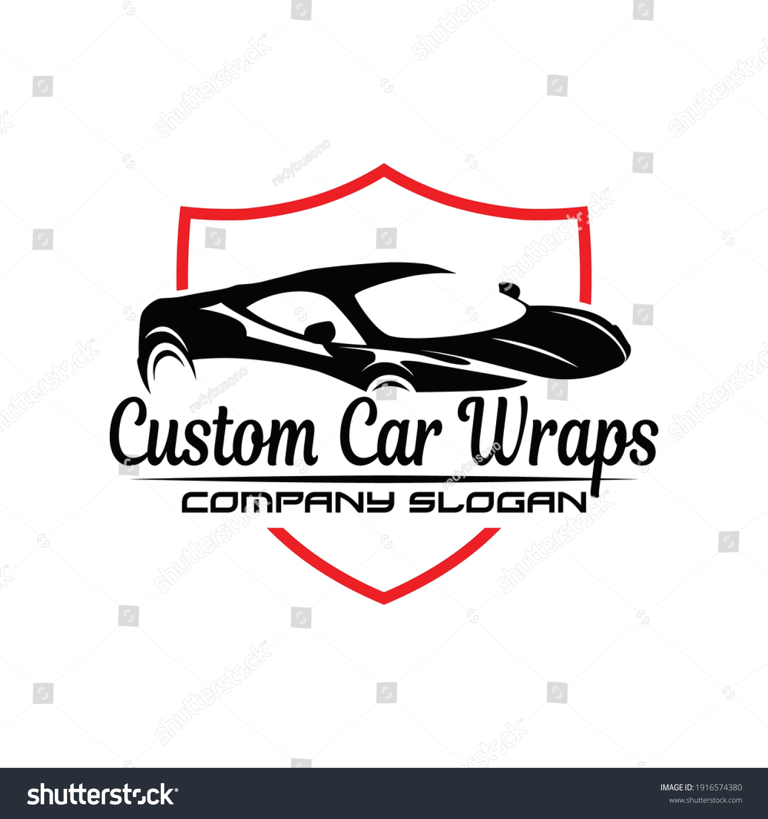 Car Logo Custom Car Wraps Stock Vector (Royalty Free) 1916574380 ...
