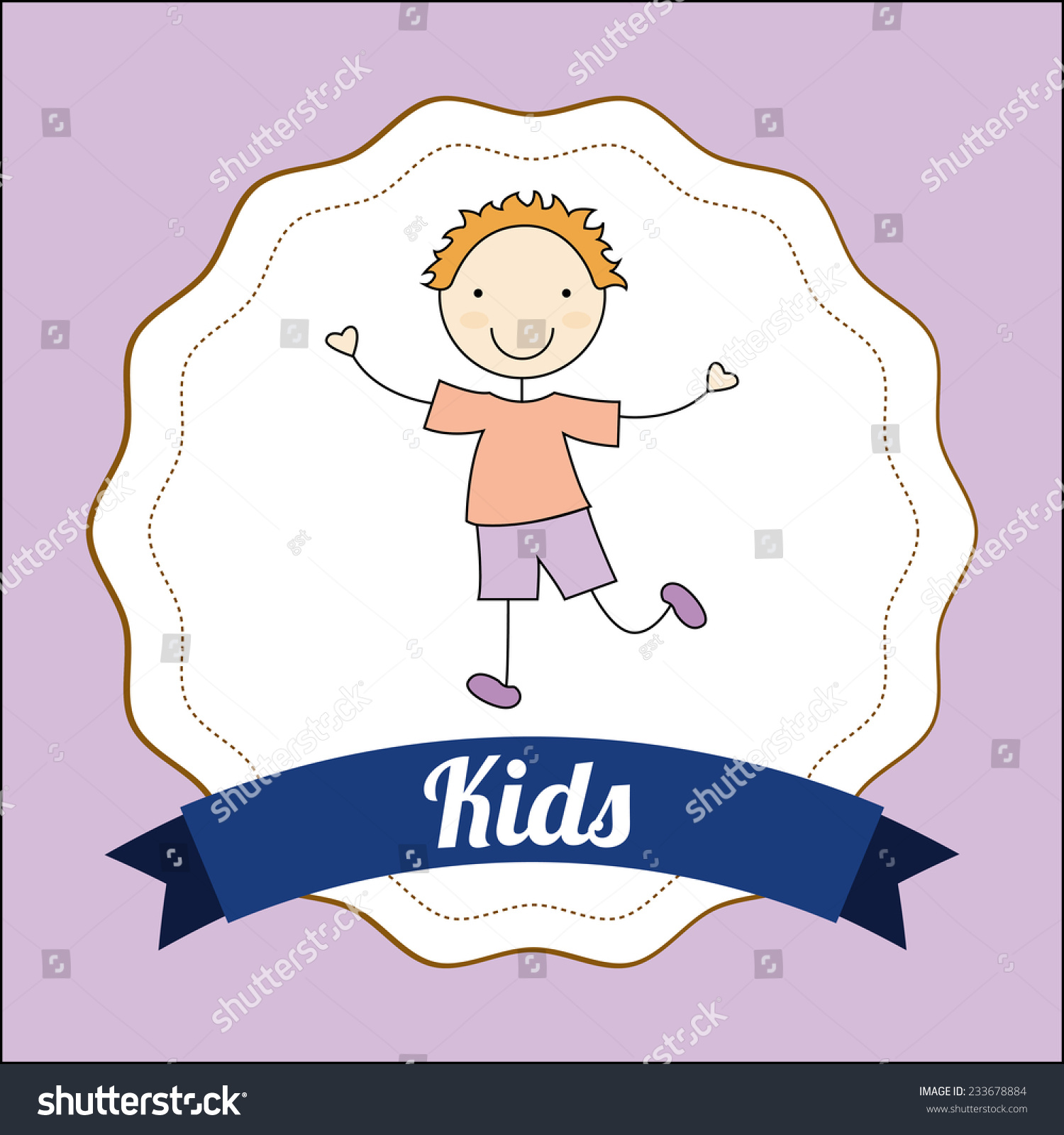Children Design Vector Illustration Stock Vector (Royalty Free ...