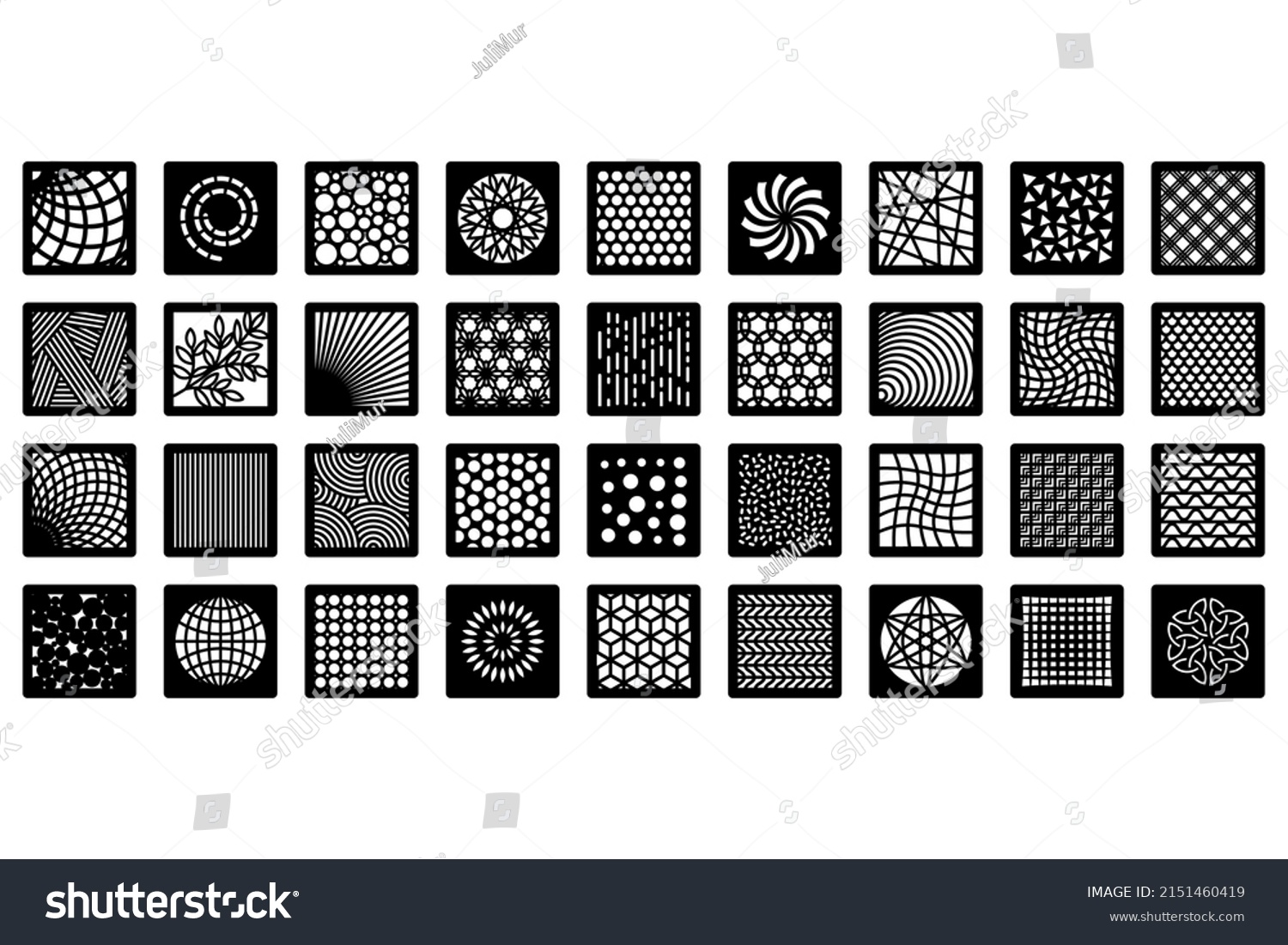 36 Coasters Square Coasters Designs Laser Stock Vector (Royalty Free ...