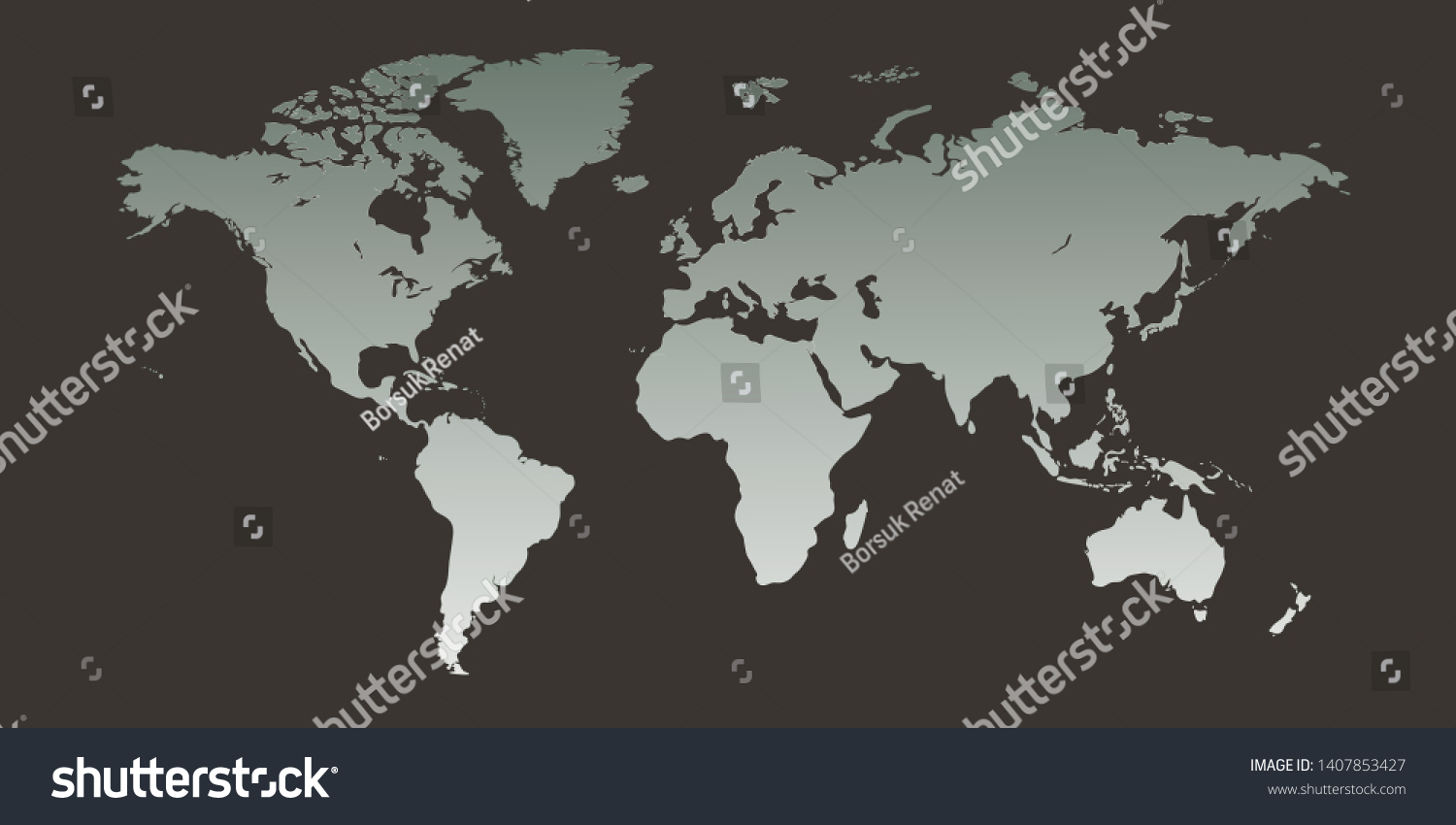 Colorful Vector World Map North South Stock Vector (Royalty Free ... Colorful Vector World Map North South Stock Vector (Royalty Free ...