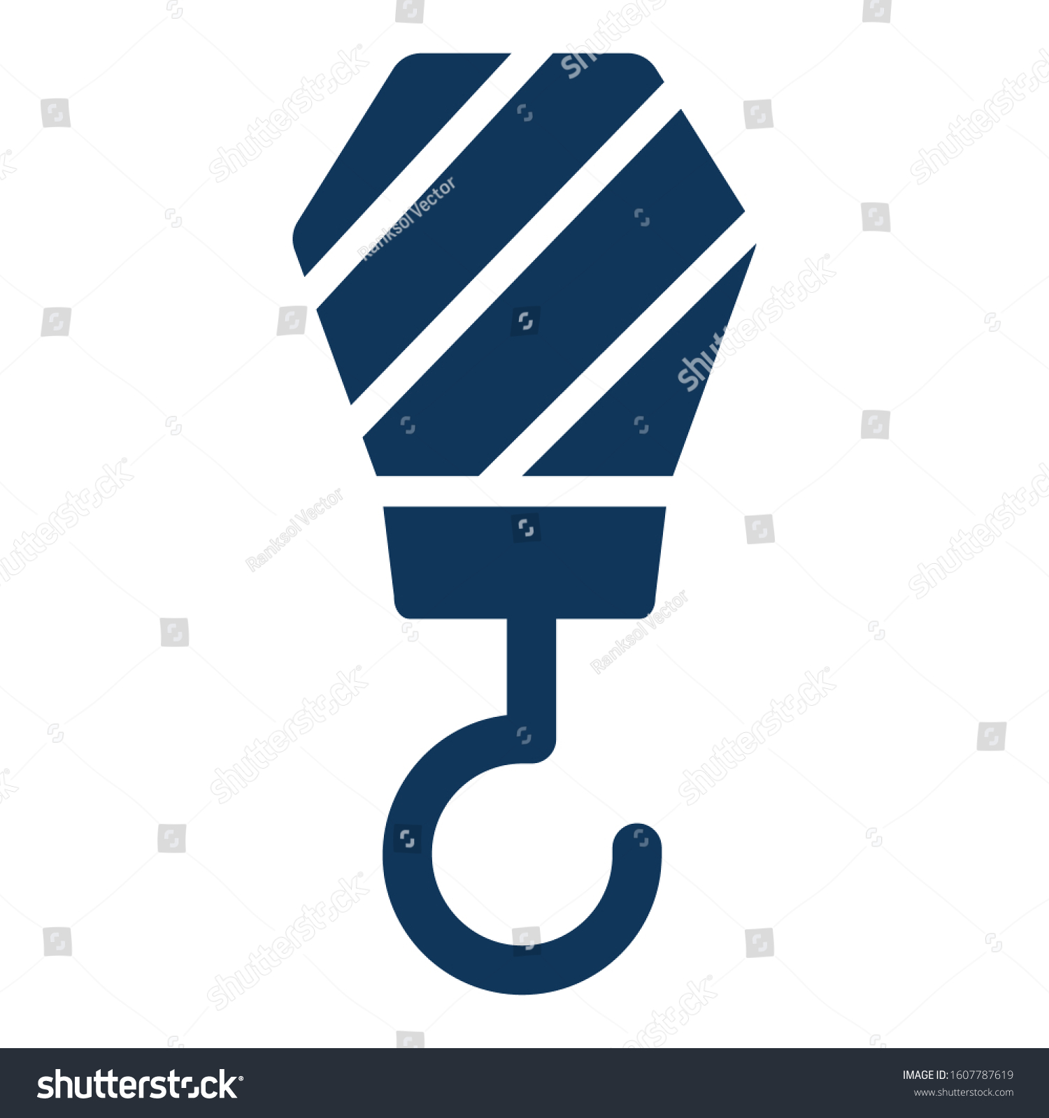 Container Lifter Lifter Isolated Vector Icon Stock Vector (Royalty Free ...