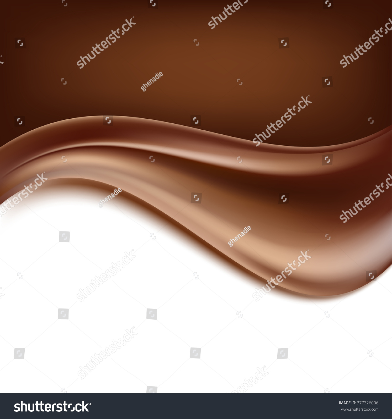 Creamy Abstract Chocolate Background Vector Stock Vector (Royalty Free ...