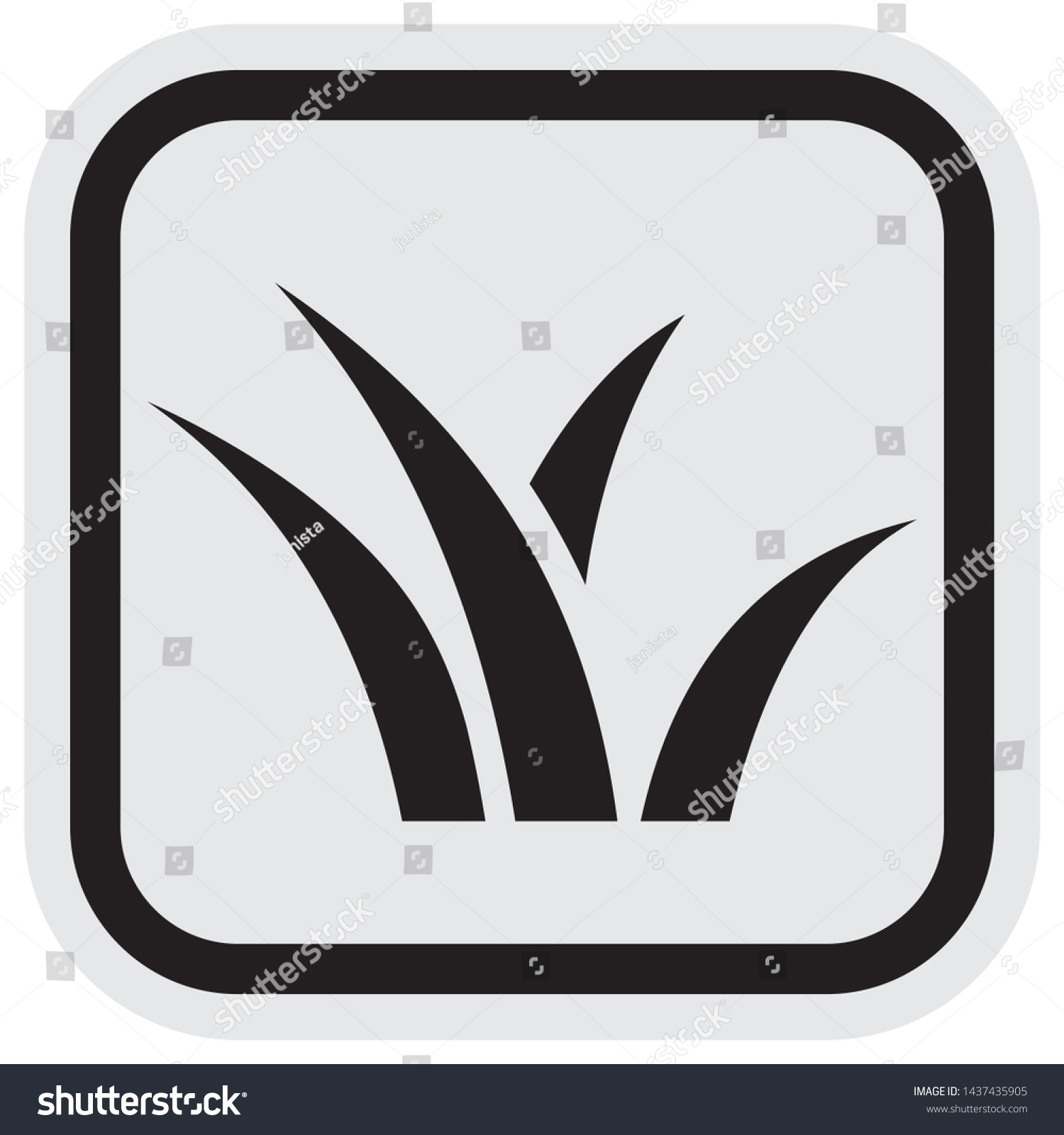 Creating Gardens Vector Icon Black Gray Stock Vector (Royalty Free ...