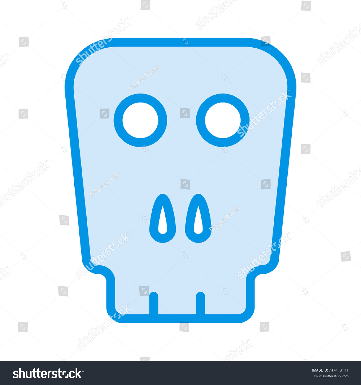 Creepy Icon Stock Vector (Royalty Free) 747418111 | Shutterstock