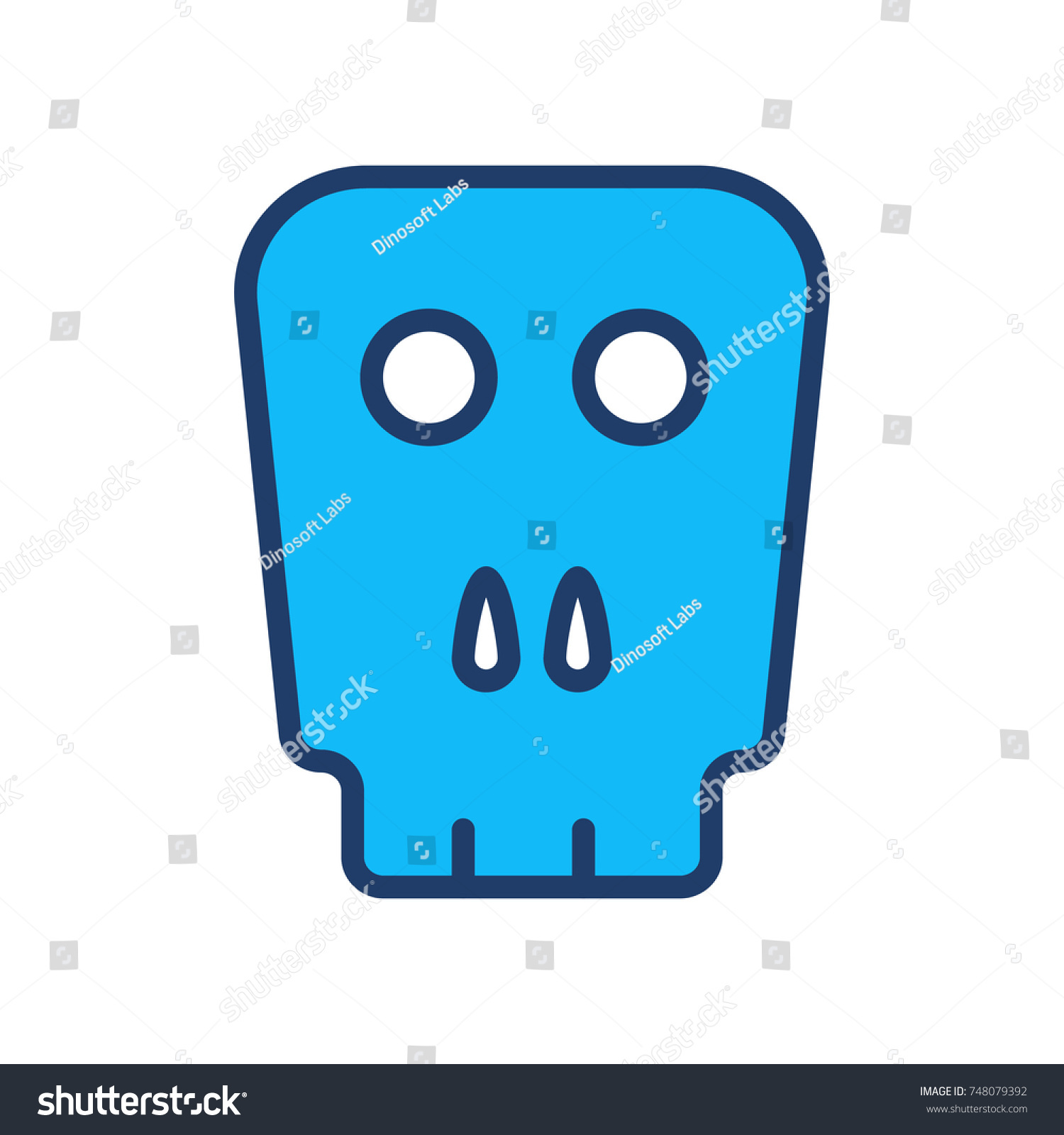Creepy Icon Stock Vector (Royalty Free) 748079392 | Shutterstock