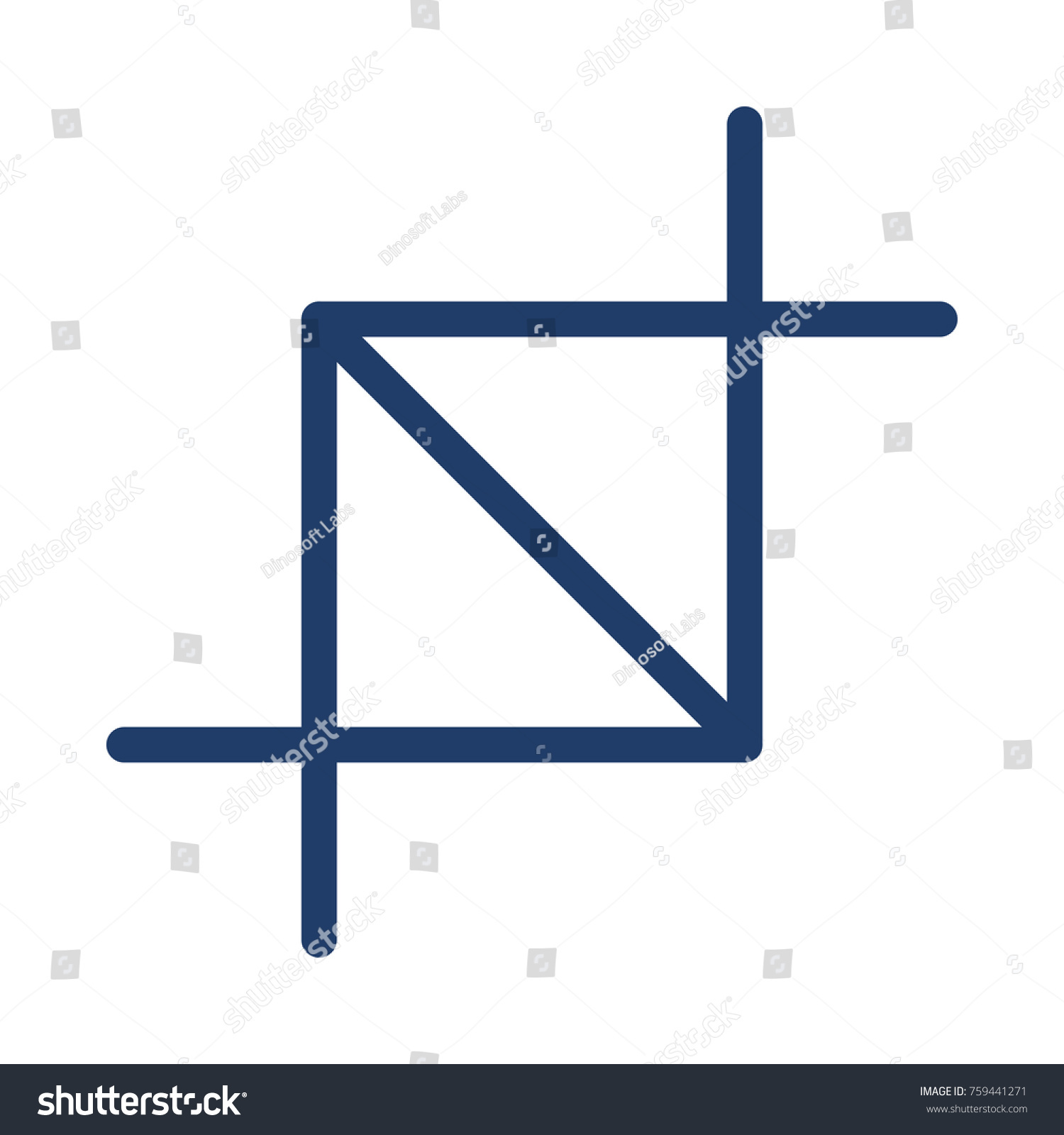 Crop Line Color Stock Vector (Royalty Free) 759441271 | Shutterstock
