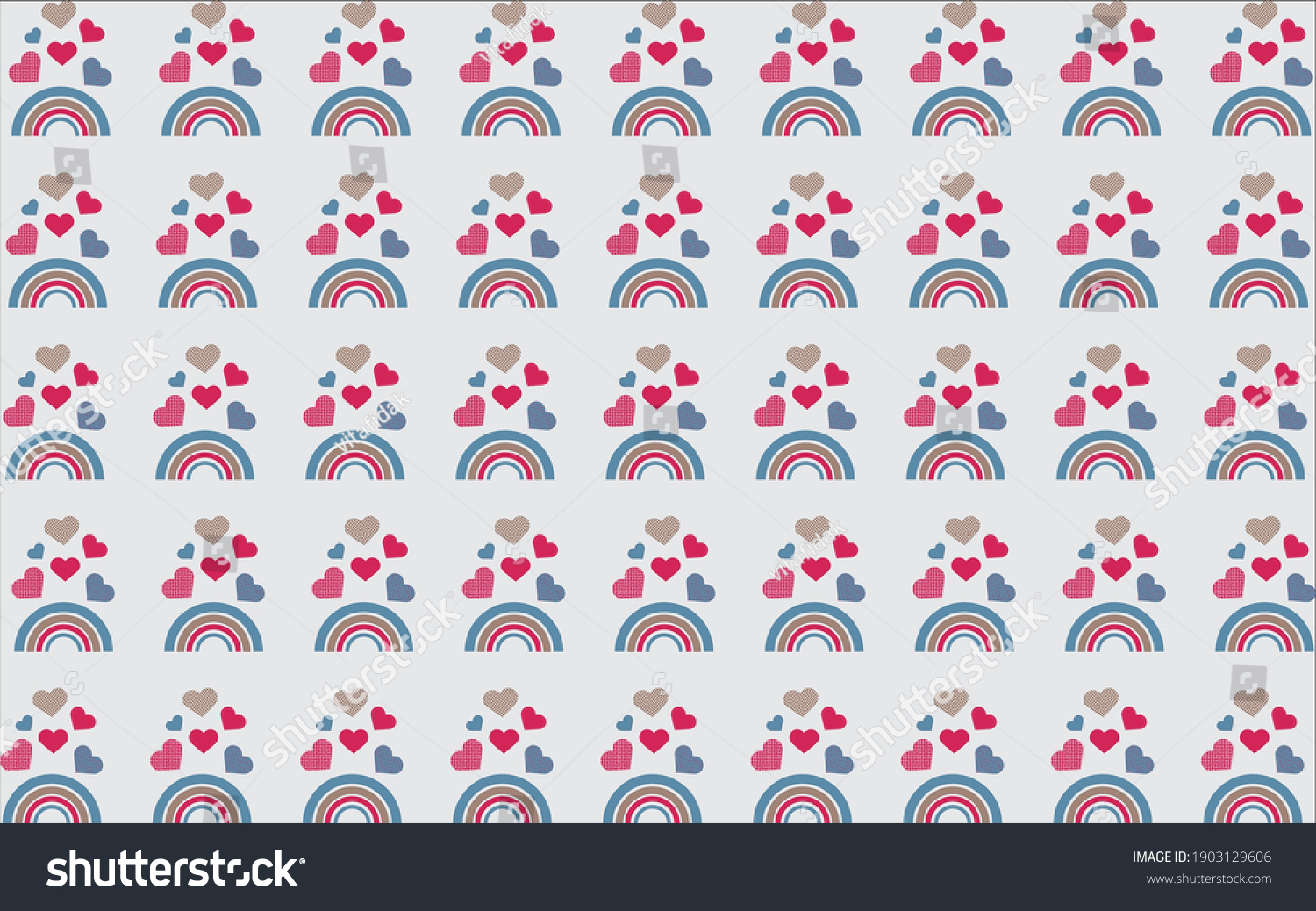 Cute Vector Wallpaper Printe Backgrounds Stock Vector (Royalty Free ...