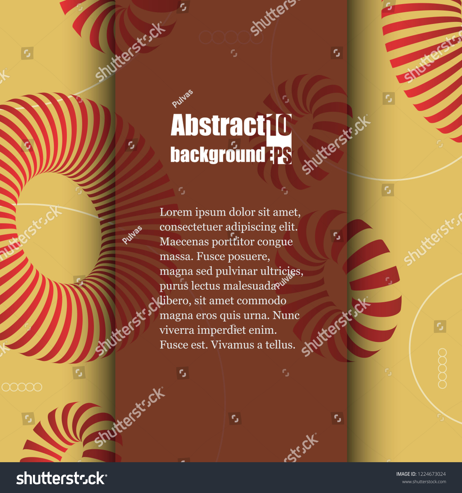 3d Abstract Colorful Shape Brochure Template Stock Vector (Royalty Free ...