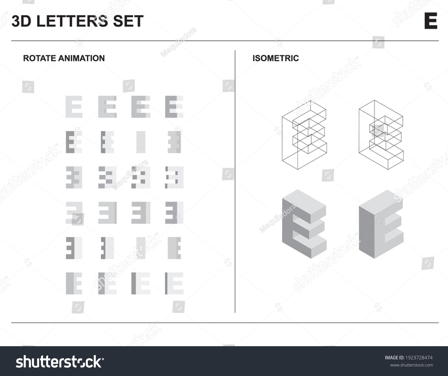 45,051 3d e letter Images, Stock Photos & Vectors | Shutterstock