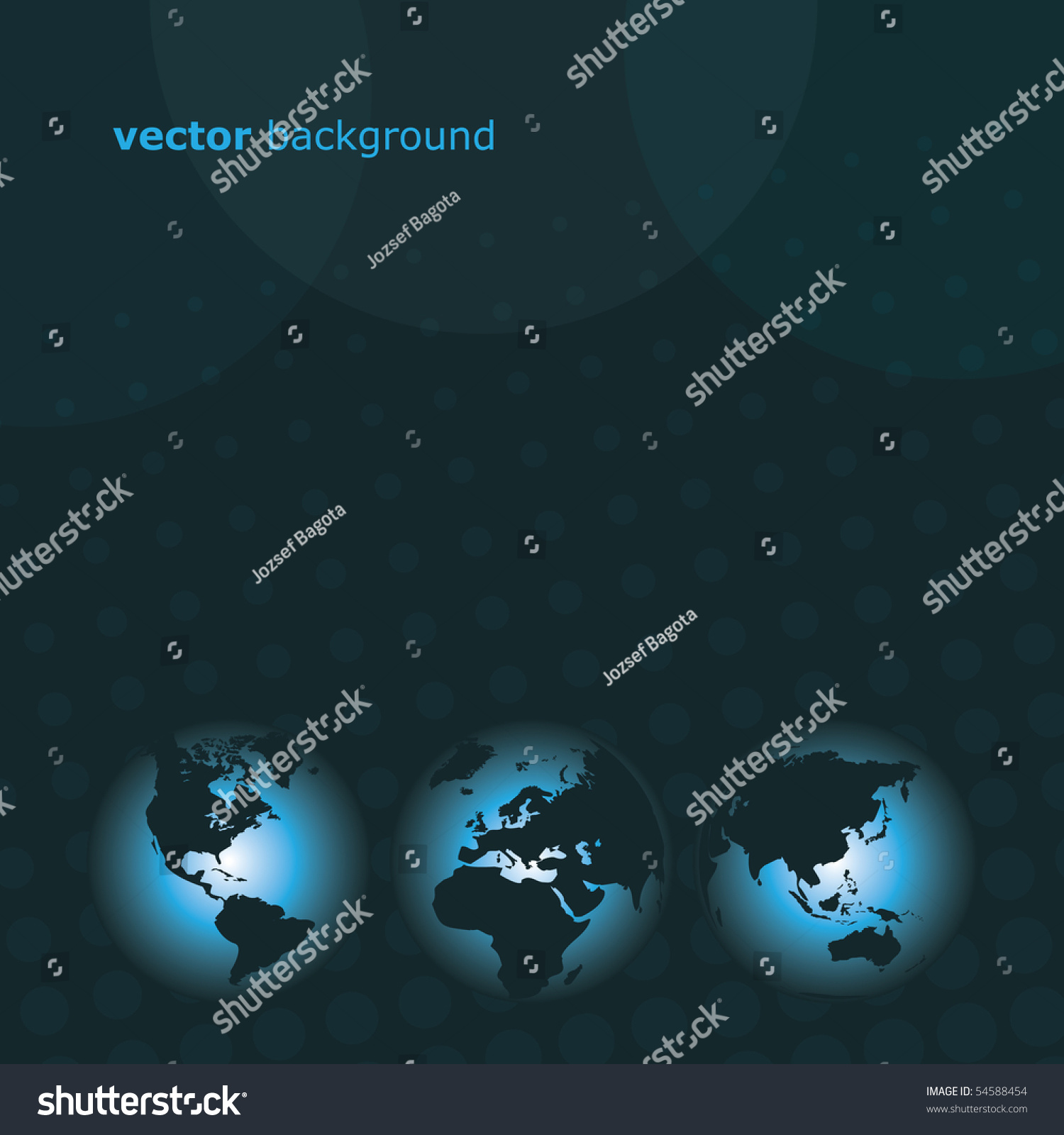 3d Earth Abstract Background Vector Illustration Stock Vector (Royalty ...