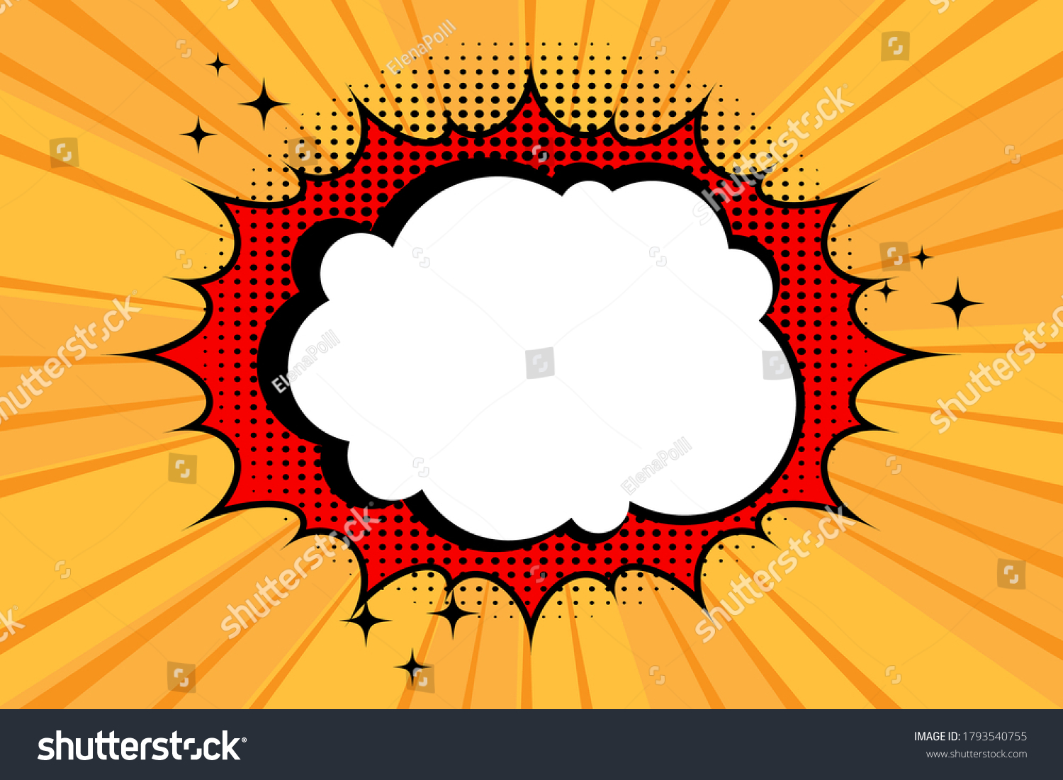 3d Explosion Red Bubble Explosion Background Stock Vector (Royalty Free ...