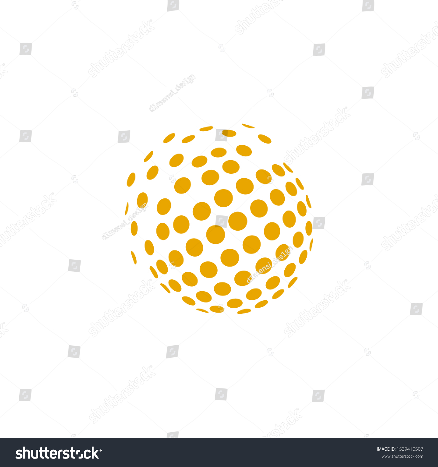 3d Globe Sphere Icon Logo Design 库存矢量图（免版税）1539410507 | Shutterstock