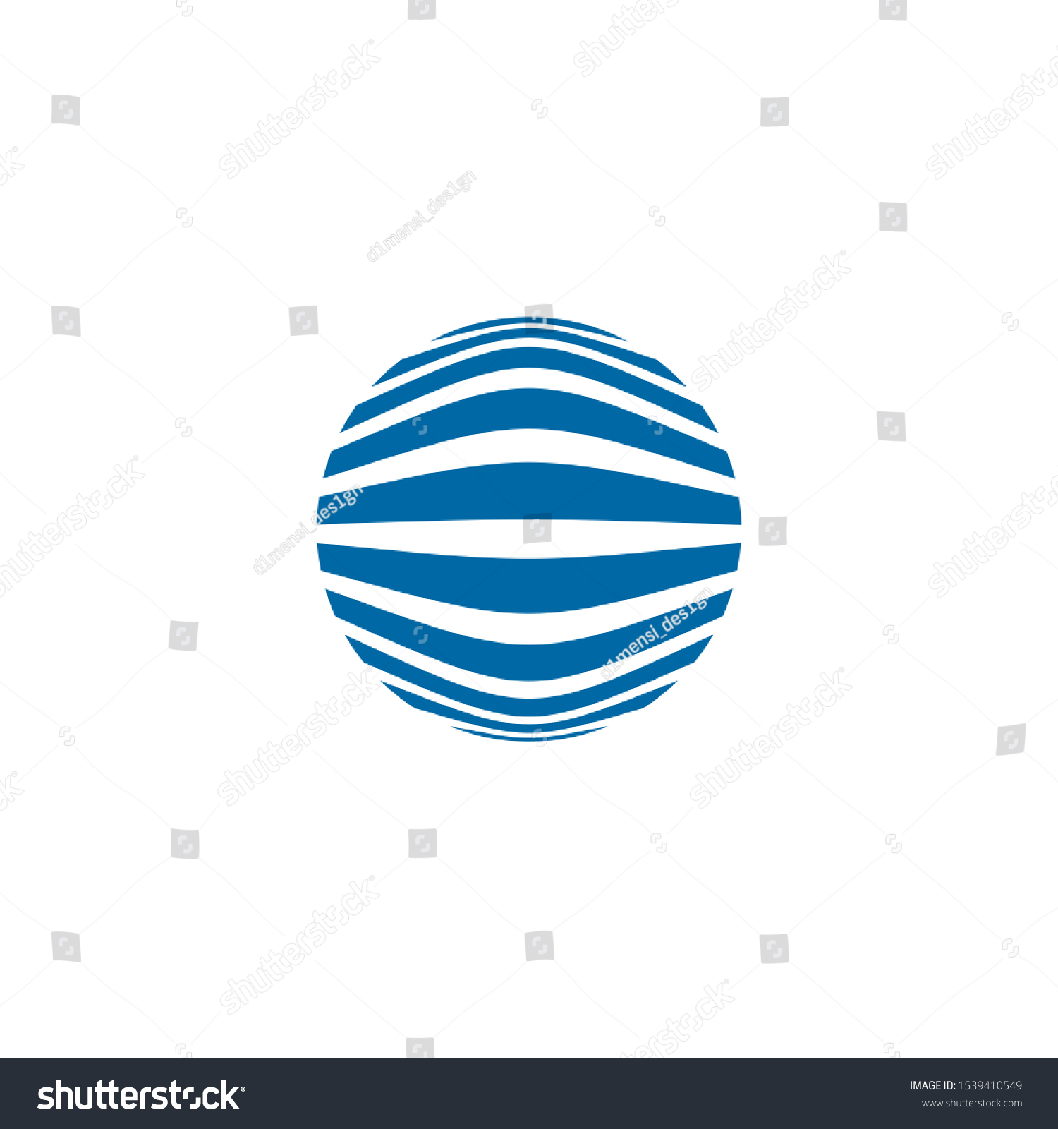 3d Globe Sphere Icon Logo Design Stock Vector (Royalty Free) 1539410549 ...