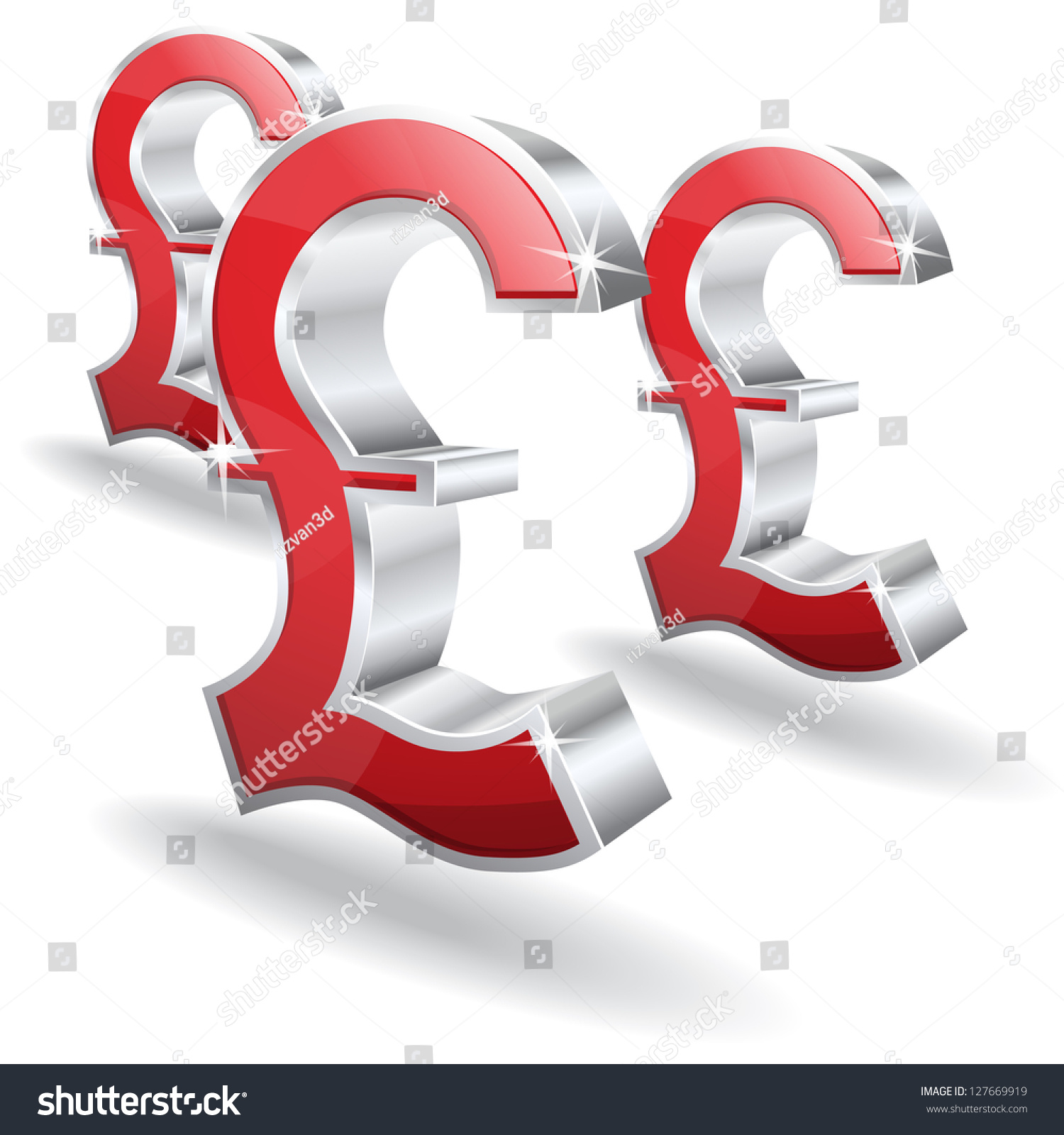 3d Glossy User Vector Icon Stock Vector (Royalty Free) 127669919