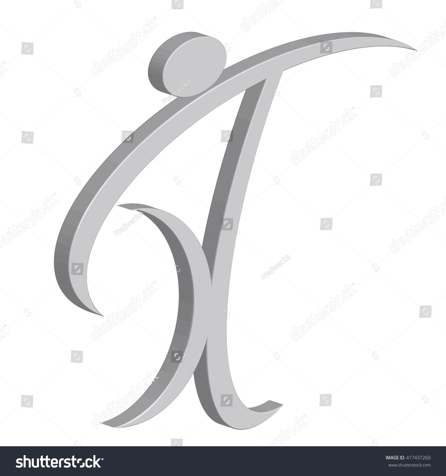3d Grey Vector Silhouette Man Logo: Vector có sẵn (miễn phí bản quyền ...