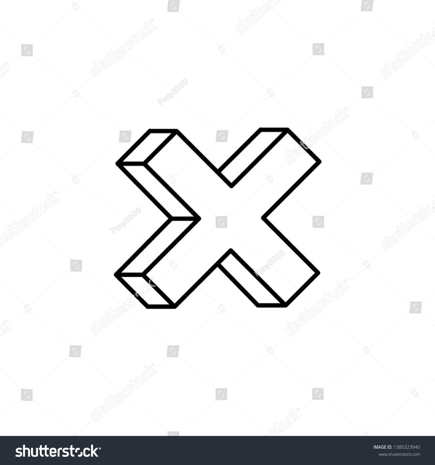 3d Isometric Plus Button Simple Icon Stock Vector (Royalty Free) 1385323940