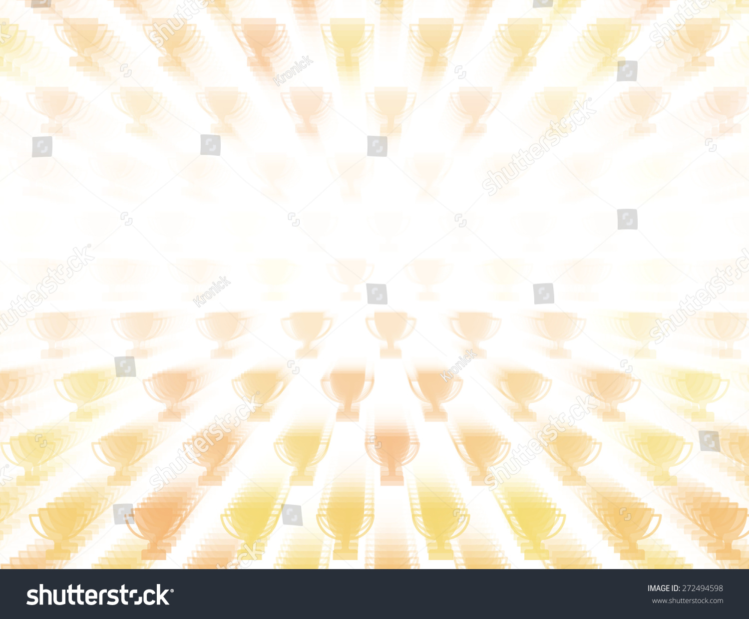 3d Layered Vector Background Trophy Icon Stock Vector (Royalty Free ...