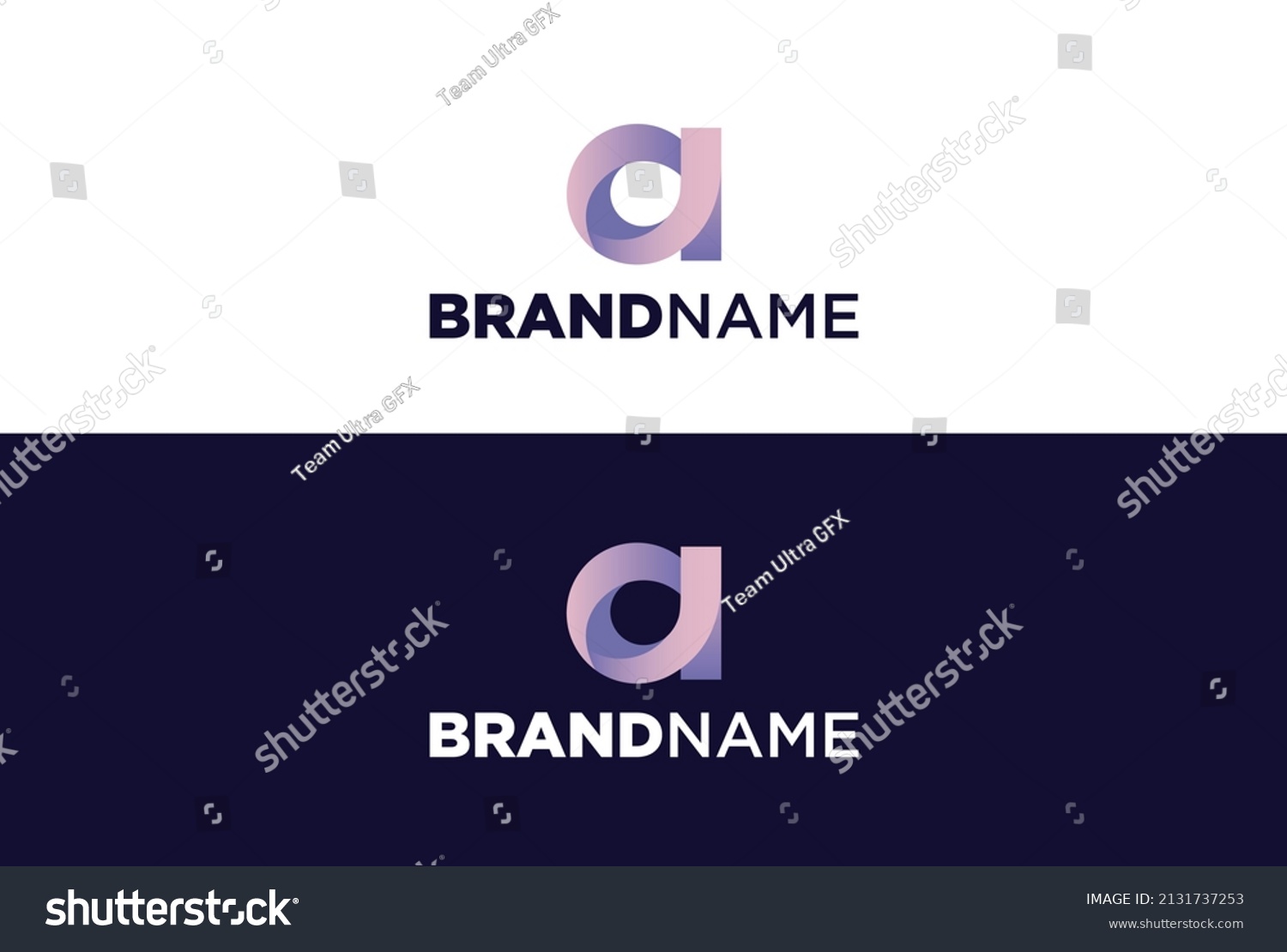 3d Letter Logo Design Template Stock Vector (Royalty Free) 2131737253 ...