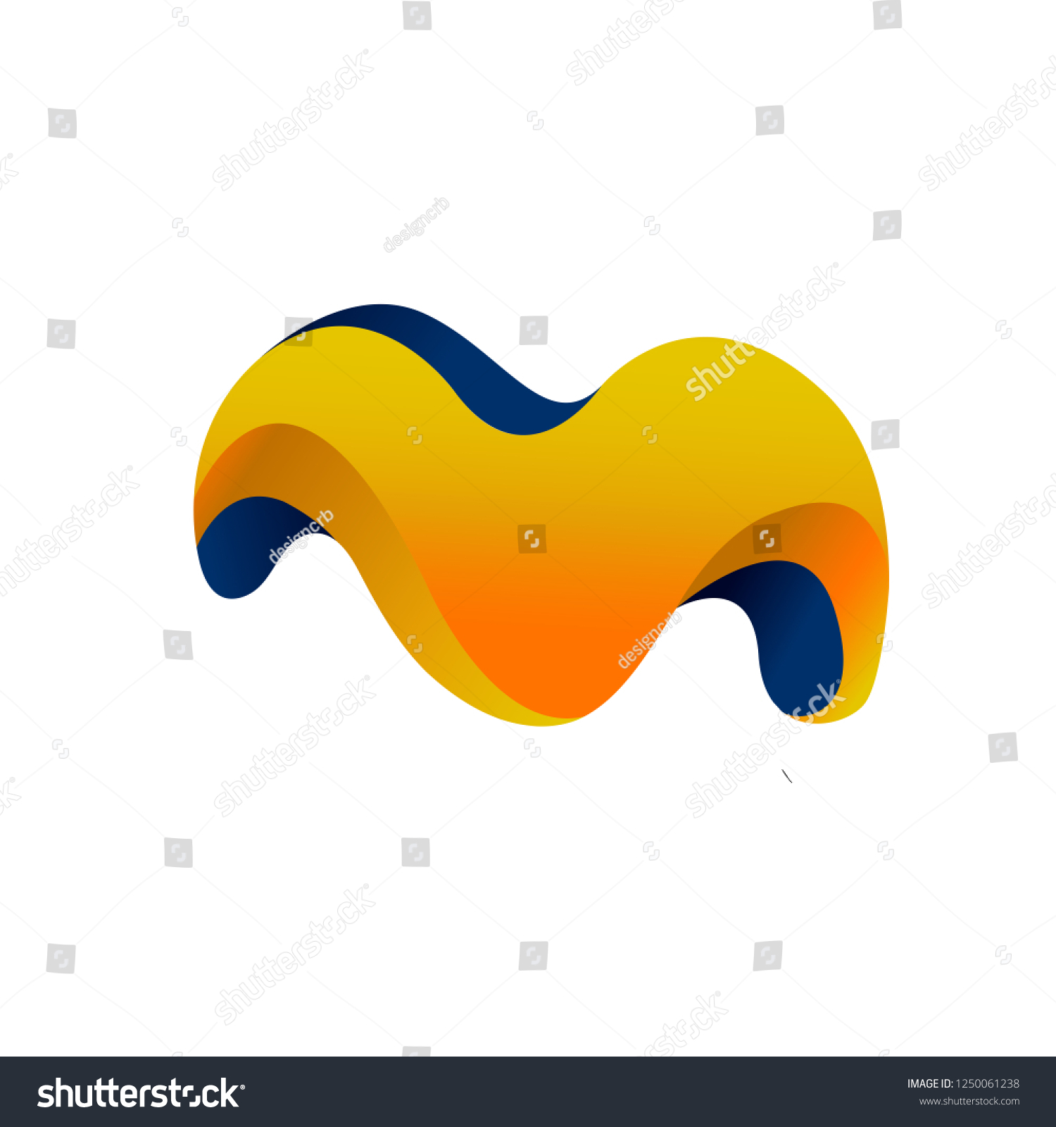 3d Letter M Template: vector de stock (libre de regalías) 1250061238 ...