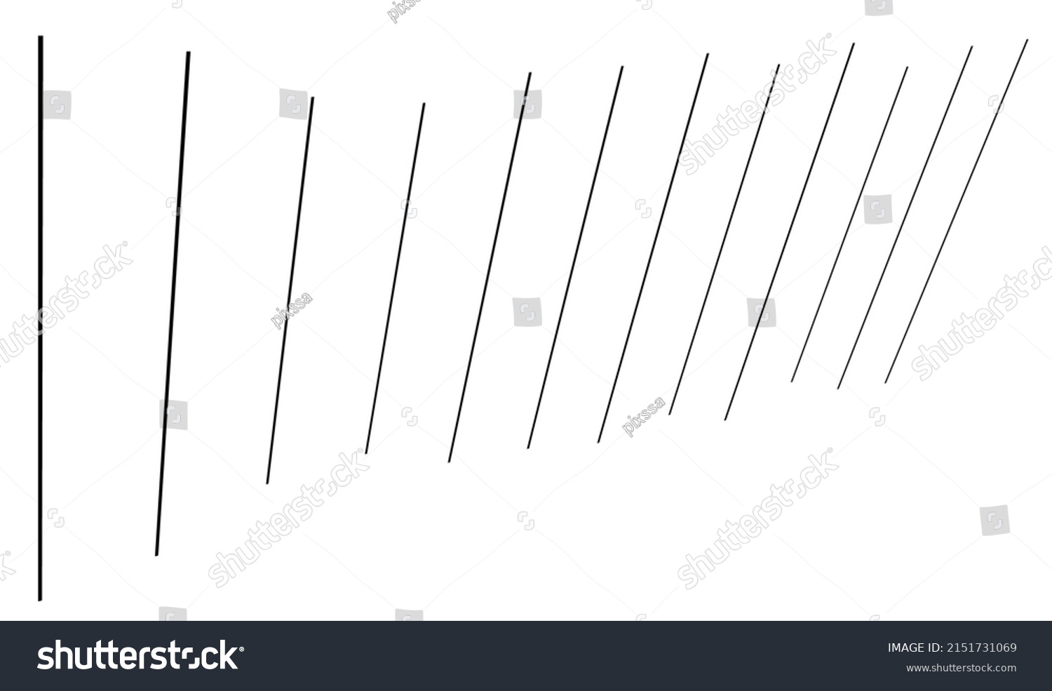 3d Lines Perspective Angled Slanting Oblique Stock Vector (Royalty Free ...