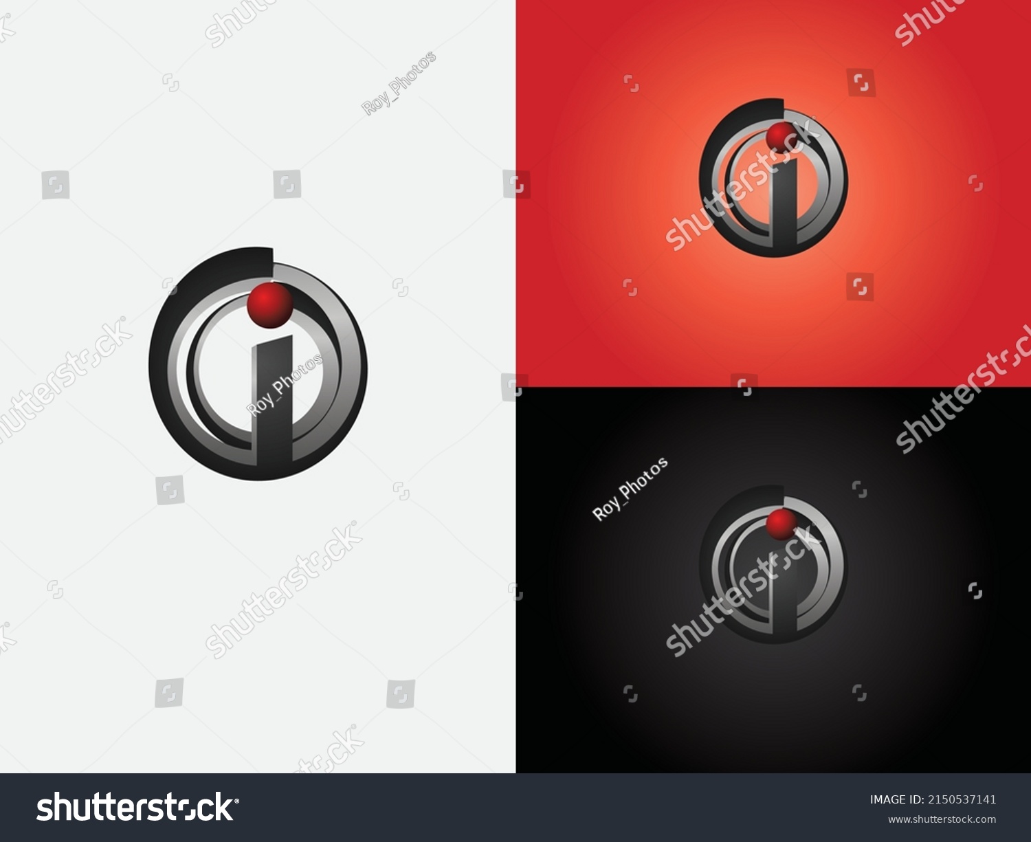 3d Logo Concept Integrity Letter Vector Stock Vector (Royalty Free ...