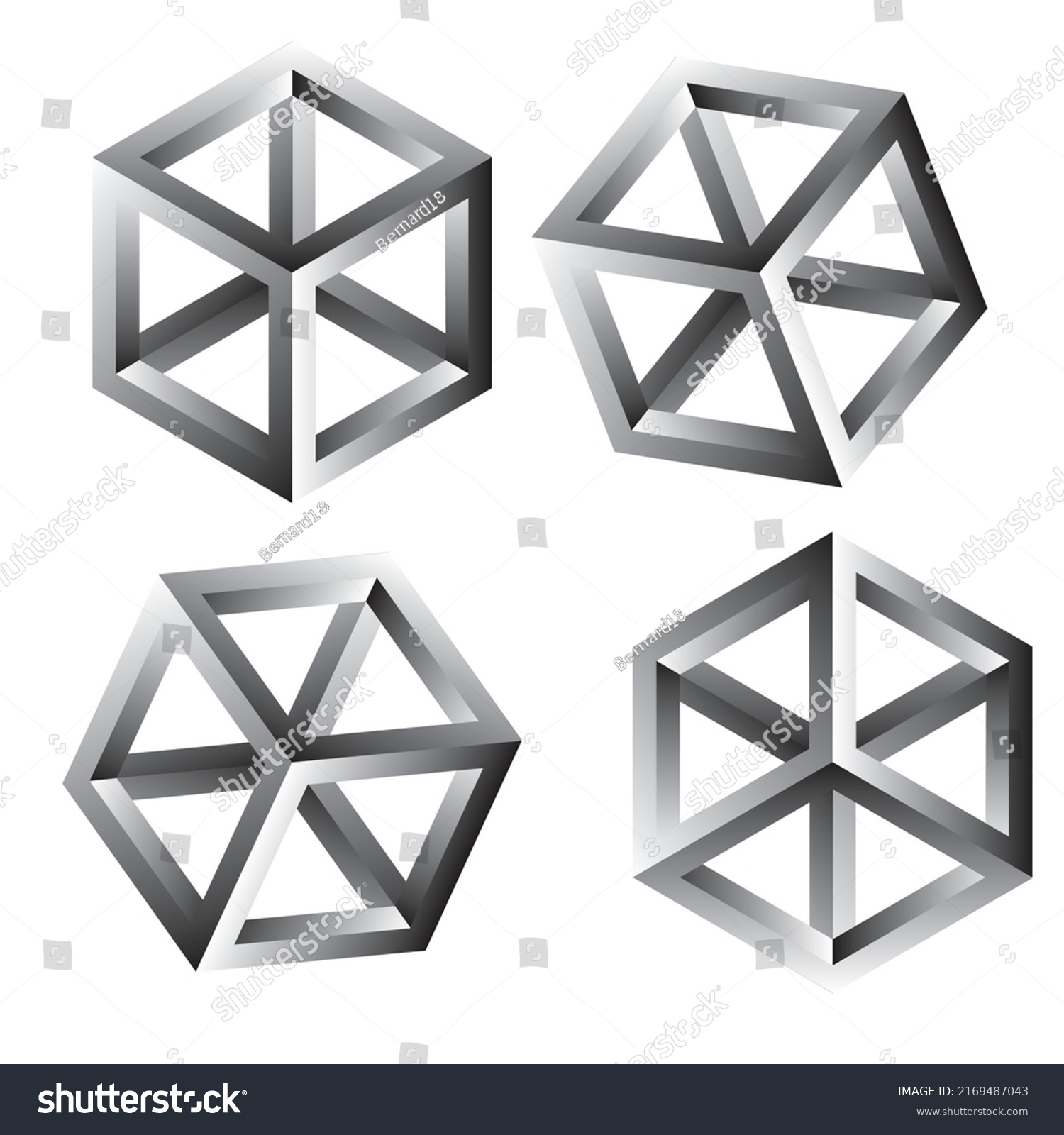 3d Metal Box Vector Format 3d Stock Vector (Royalty Free) 2169487043 ...