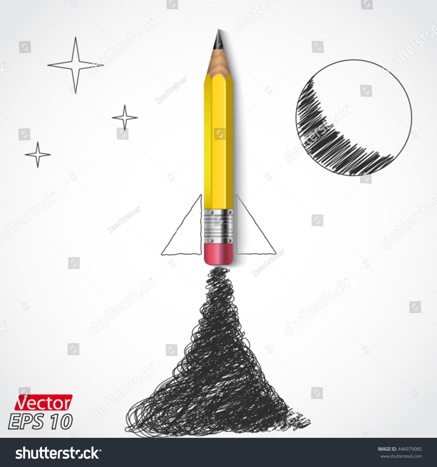 13,896 Pencil rocket Images, Stock Photos & Vectors | Shutterstock