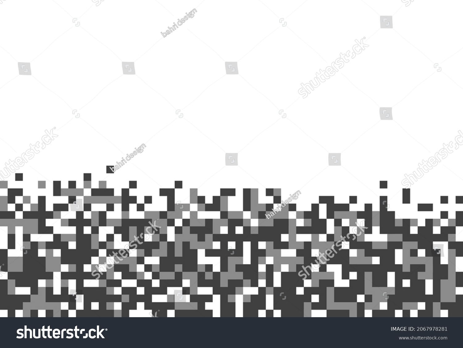 2d Pixel Art Abstract Background Design Stock Vector (Royalty Free ...