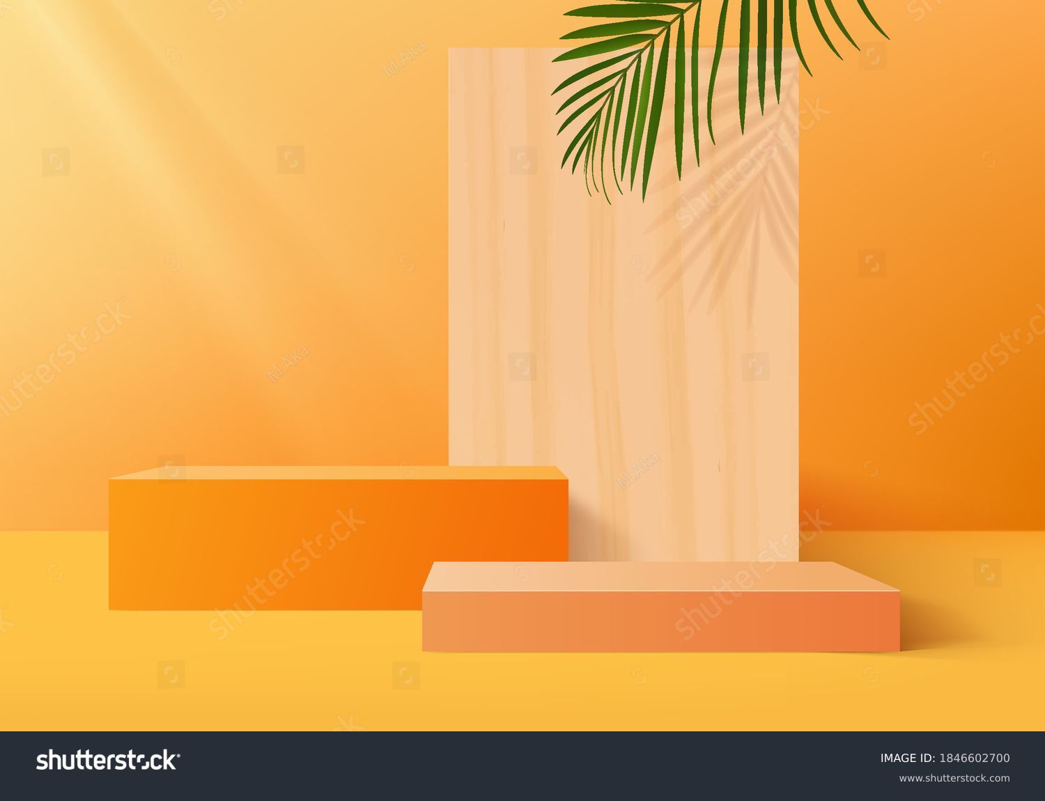 3d Product Background Studio Minimal Scene Stock Vector (Royalty Free ...