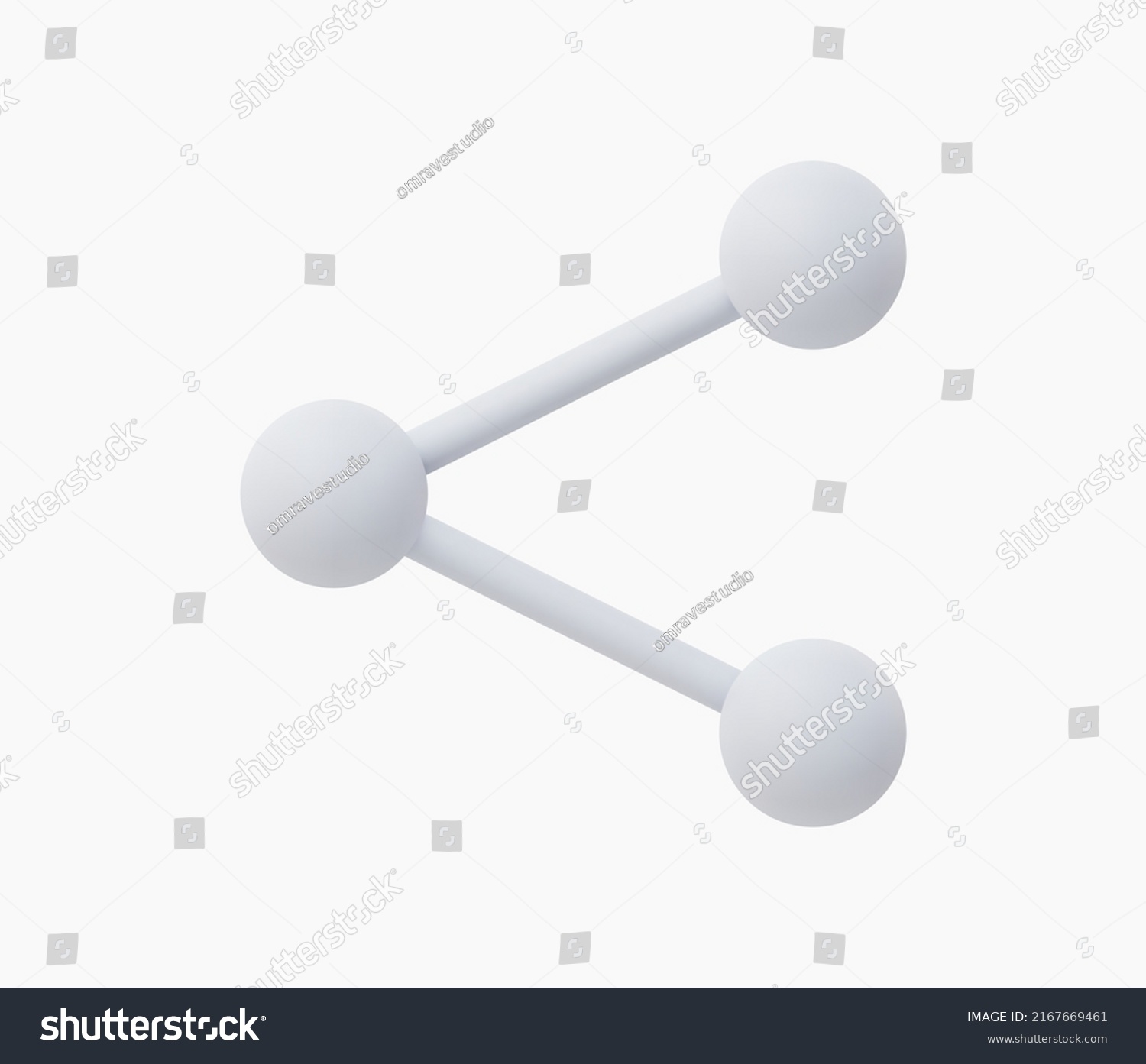 3d Realistic Share Icon Vector Illustration Stock Vector (Royalty Free ...