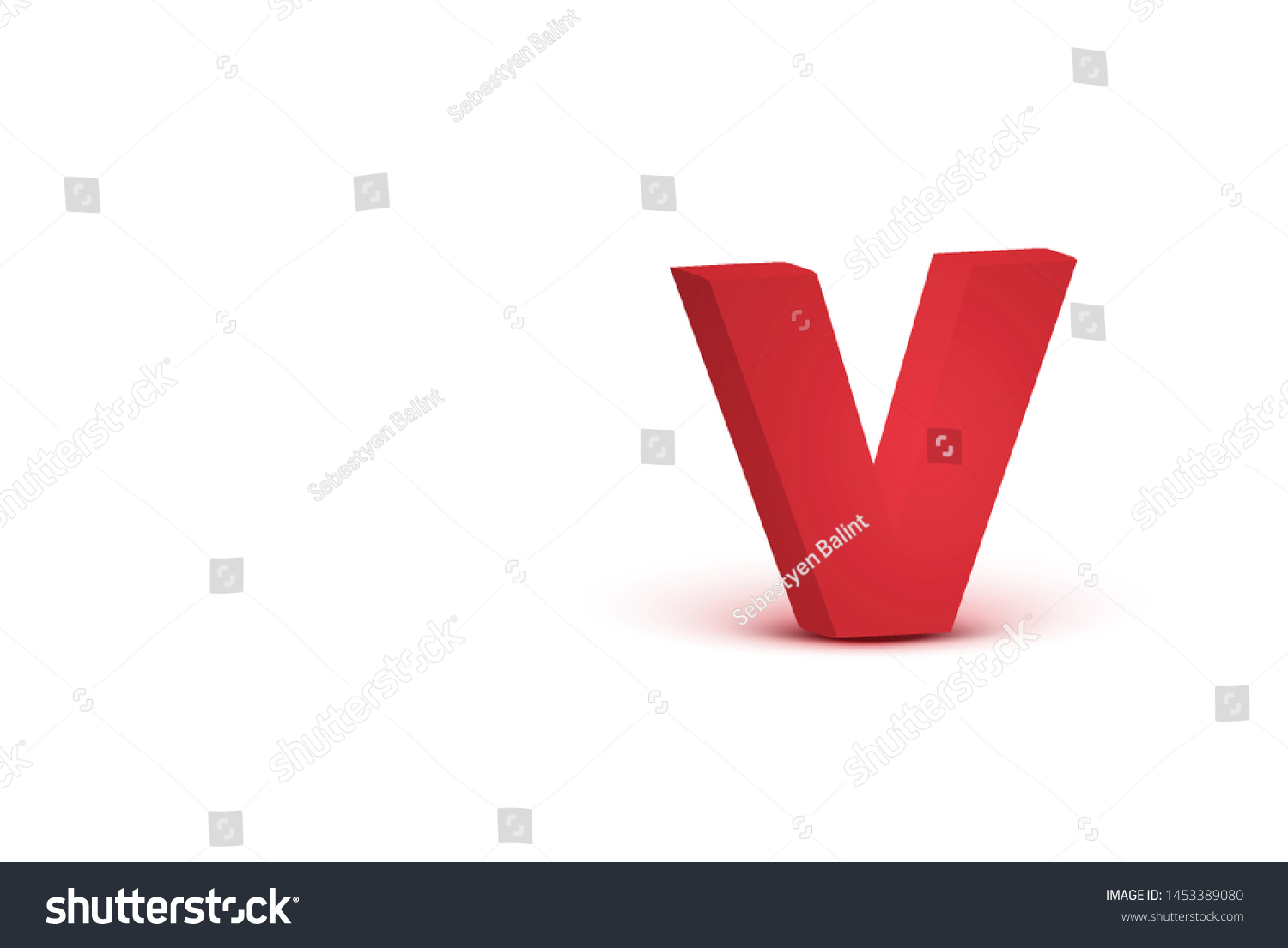 3d Red Realistic Character Vector Illustration Stock Vector (Royalty ...