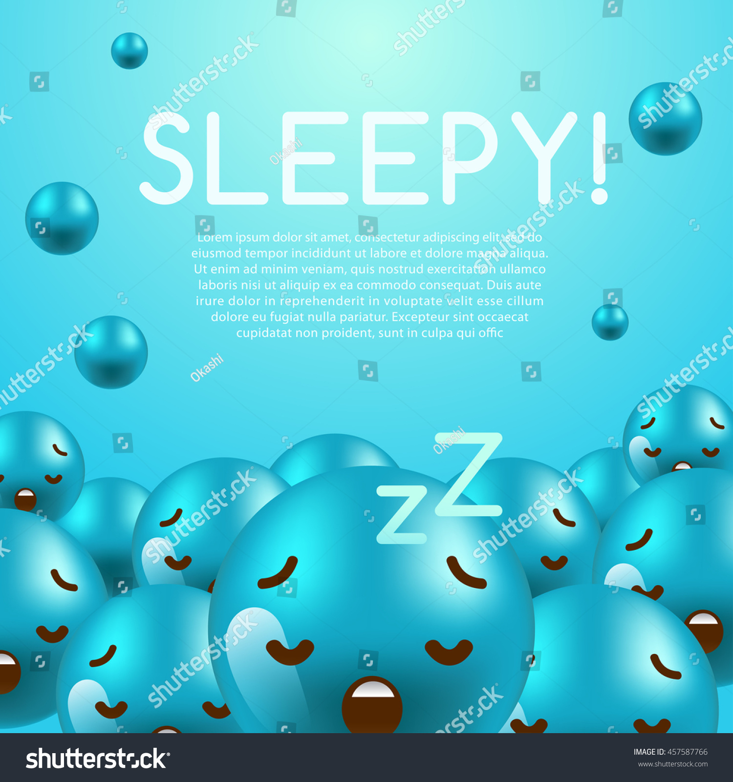 3d Smiley Emoticon Layout Template Vector Stock Vector (Royalty Free ...